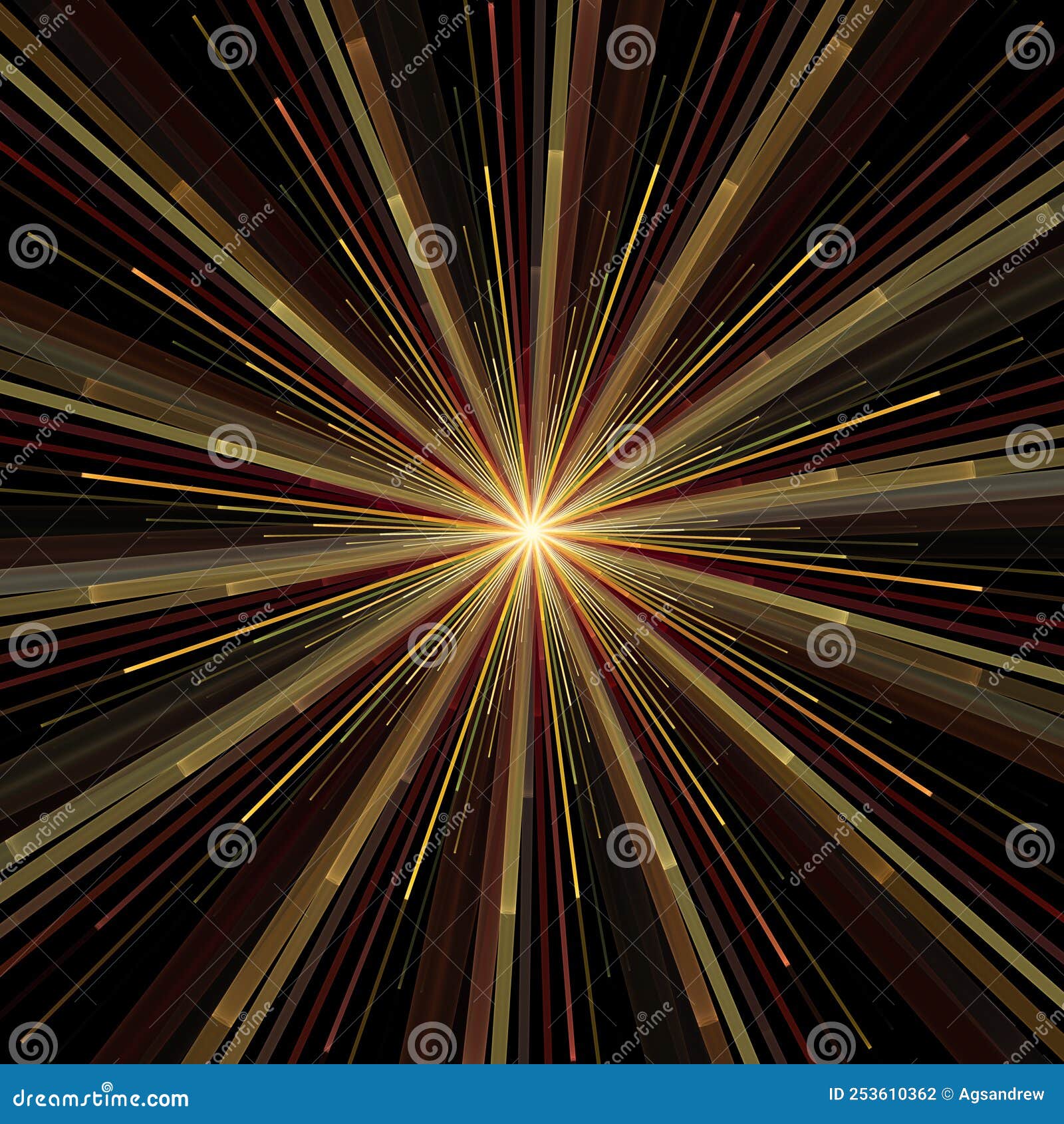 Fractal Line Burst stock illustration. Illustration of fractal - 253610362
