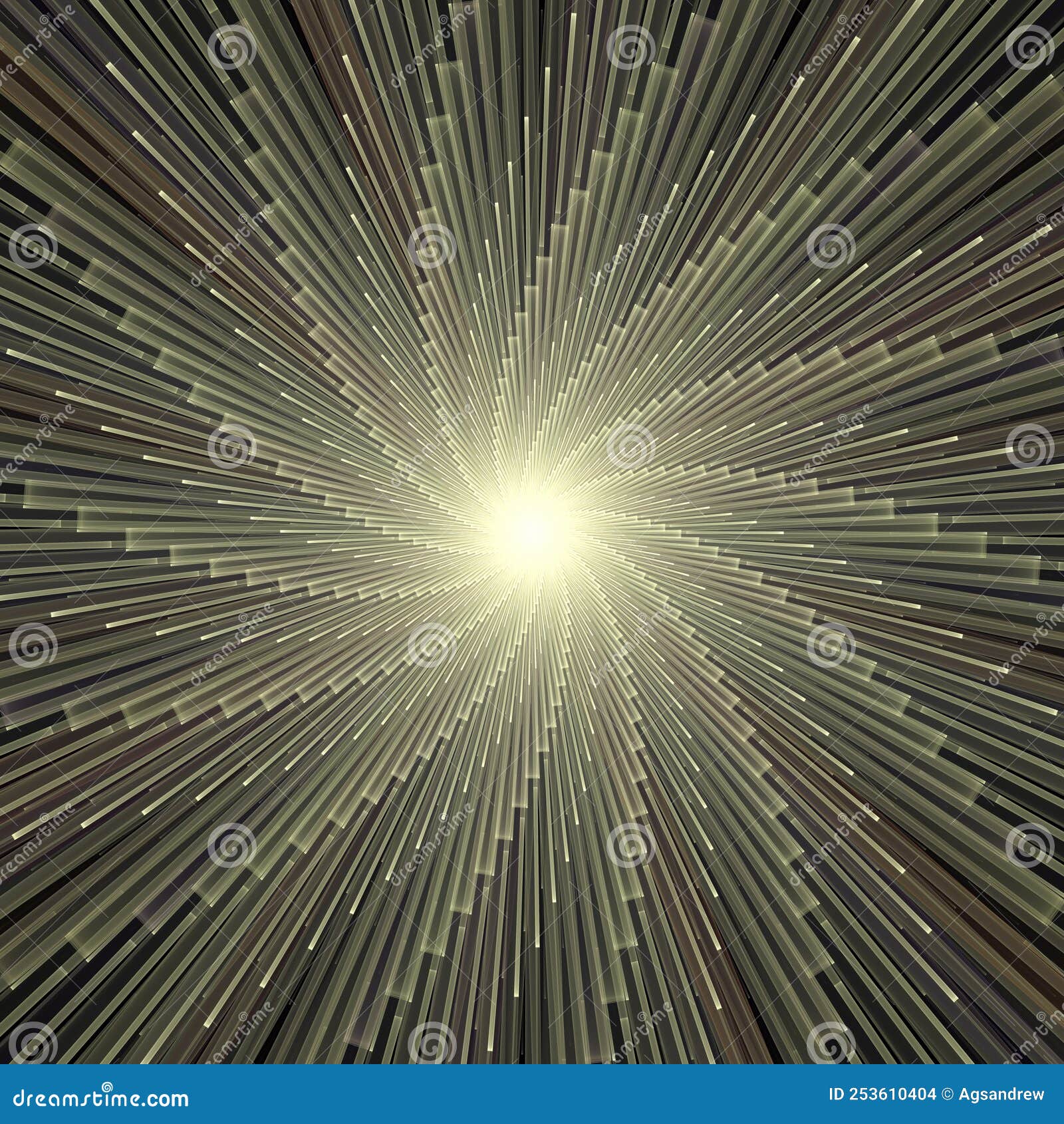 Fractal Line Burst stock illustration. Illustration of design - 253610404