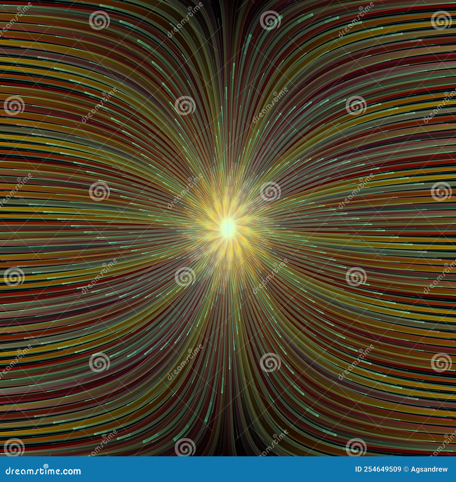 Fractal Line Burst stock illustration. Illustration of vortex - 254649509