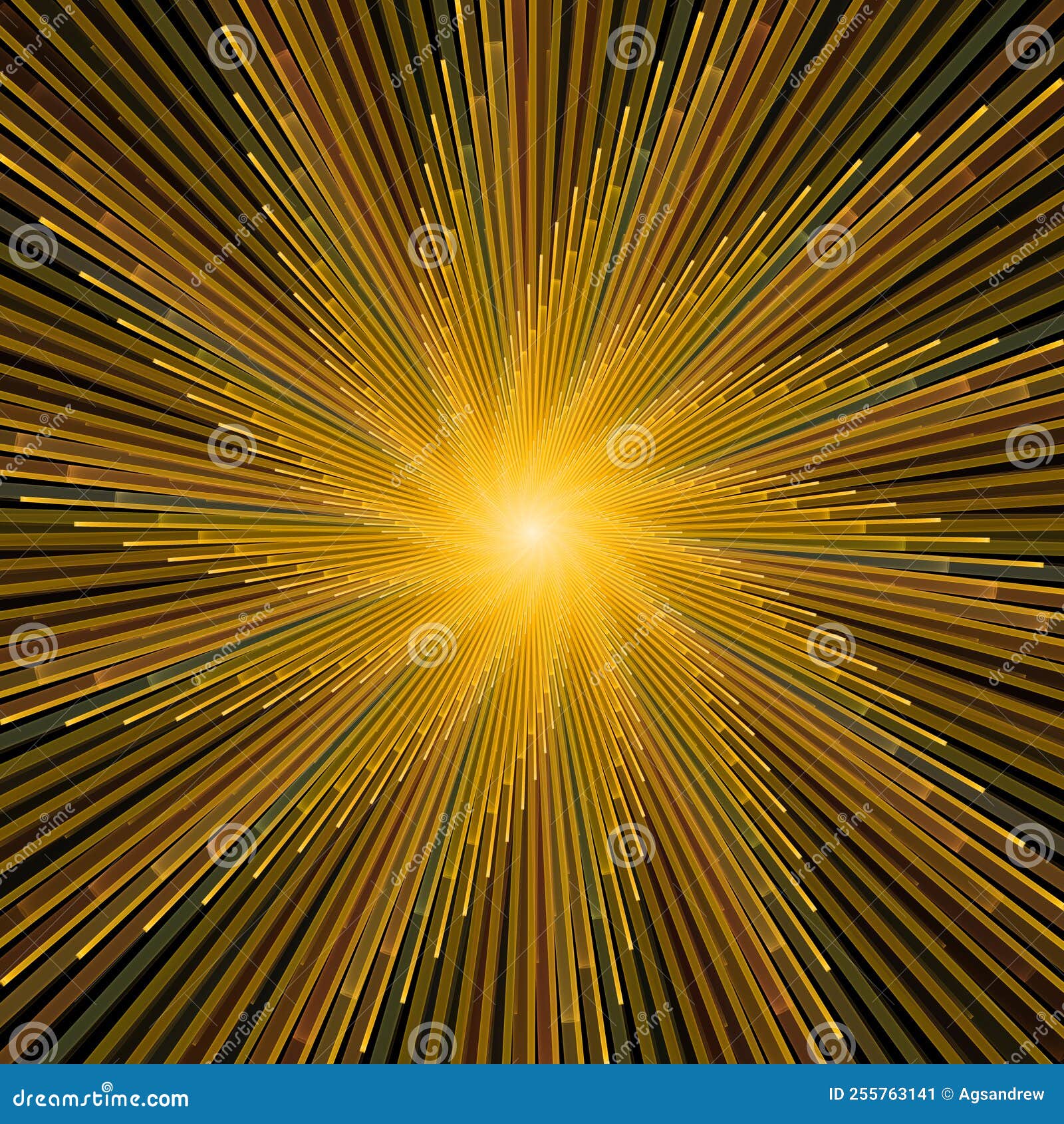 Fractal Line Burst stock illustration. Illustration of abstract - 255763141