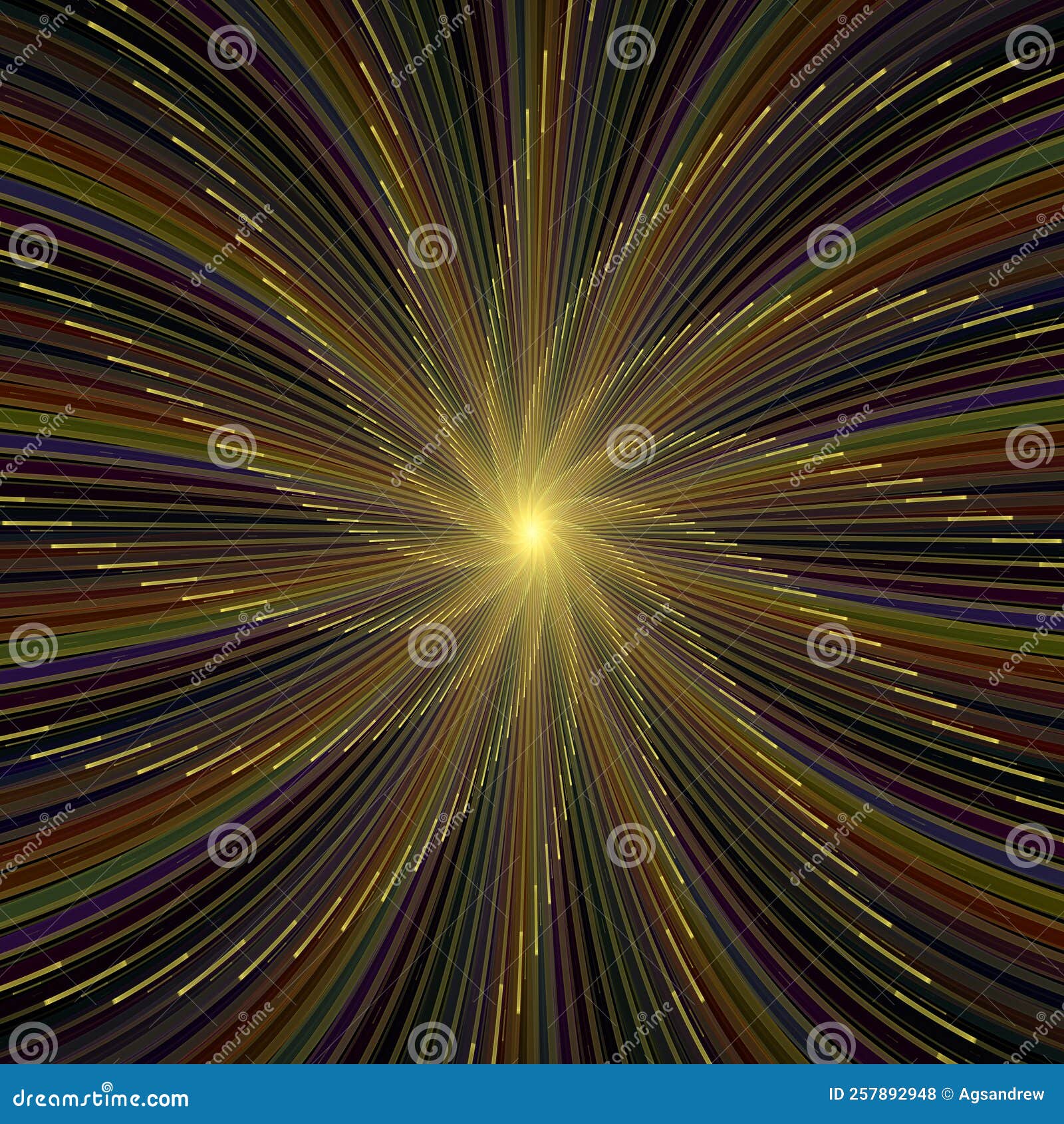 Fractal Line Burst stock photo. Image of abstract, center - 257892948