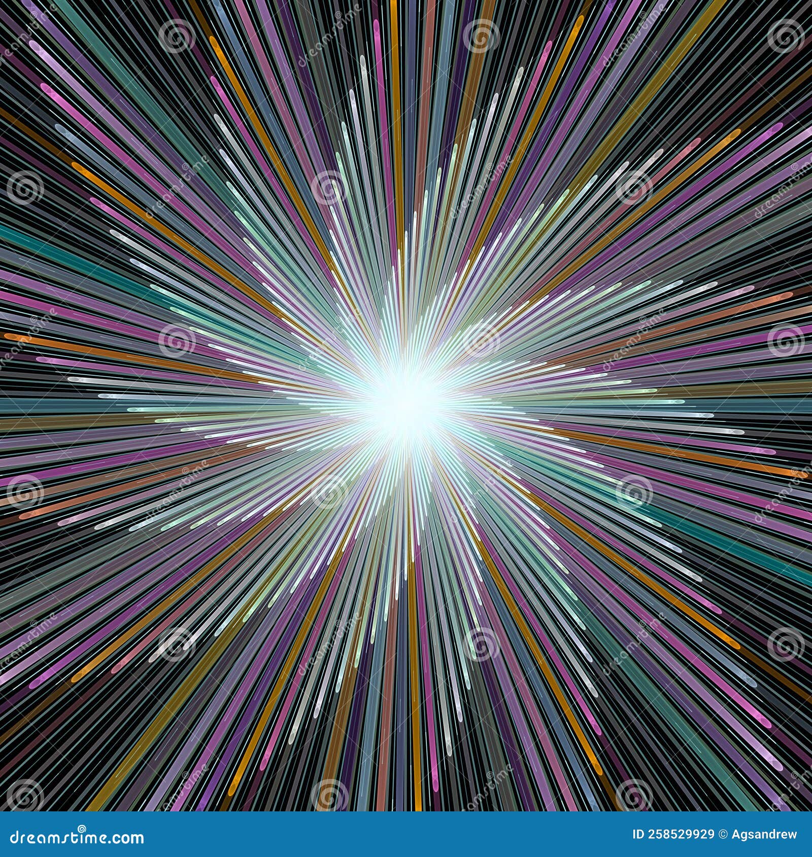 Fractal Line Burst stock illustration. Illustration of burst - 258529929