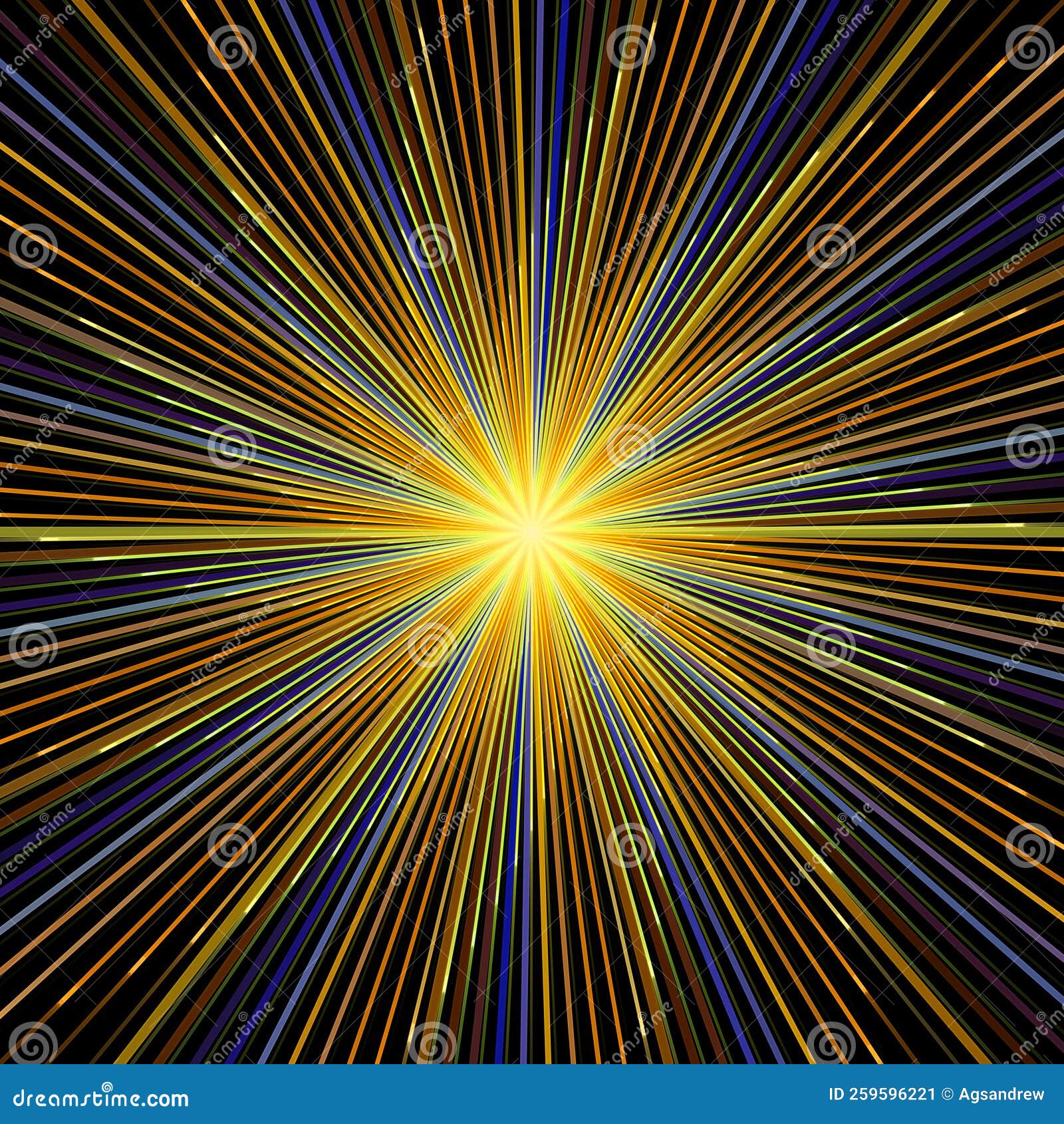 Fractal Line Burst stock illustration. Illustration of fractal - 259596221