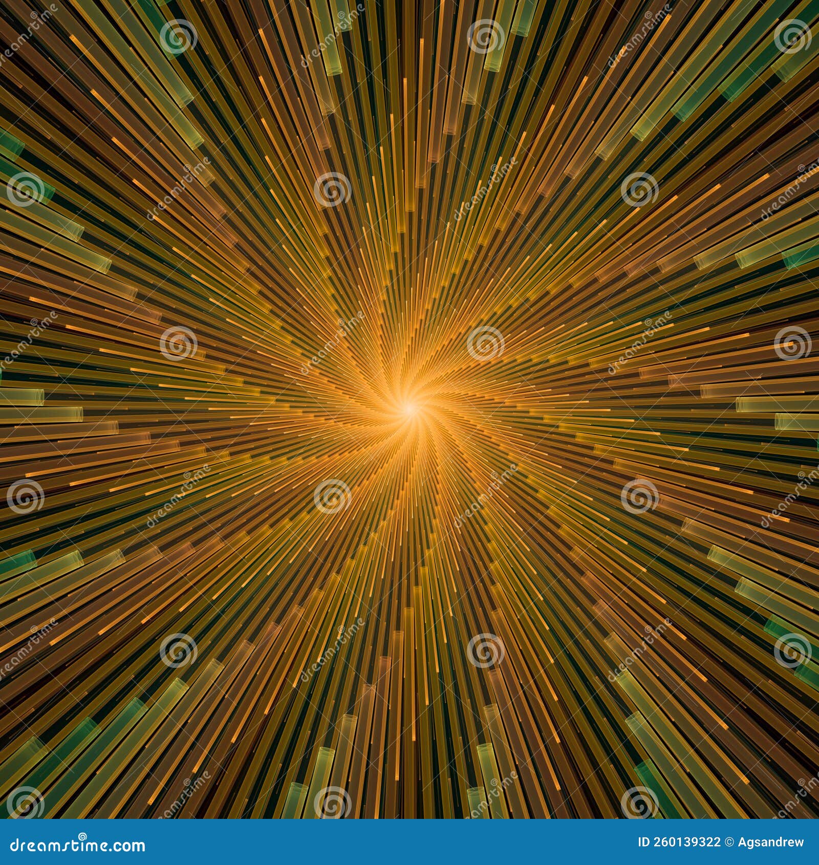 Fractal Line Burst stock illustration. Illustration of detail - 260139322