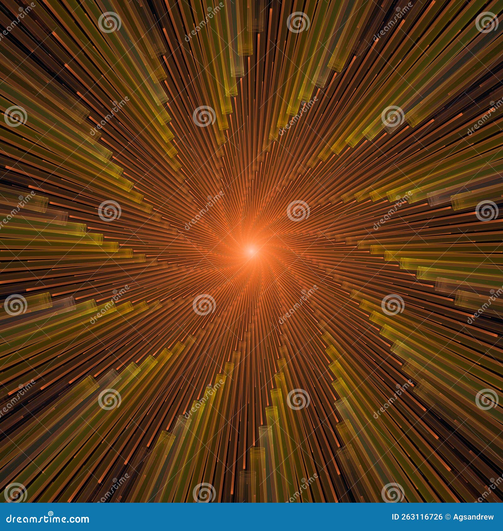Fractal Line Burst stock illustration. Illustration of radiate - 263116726
