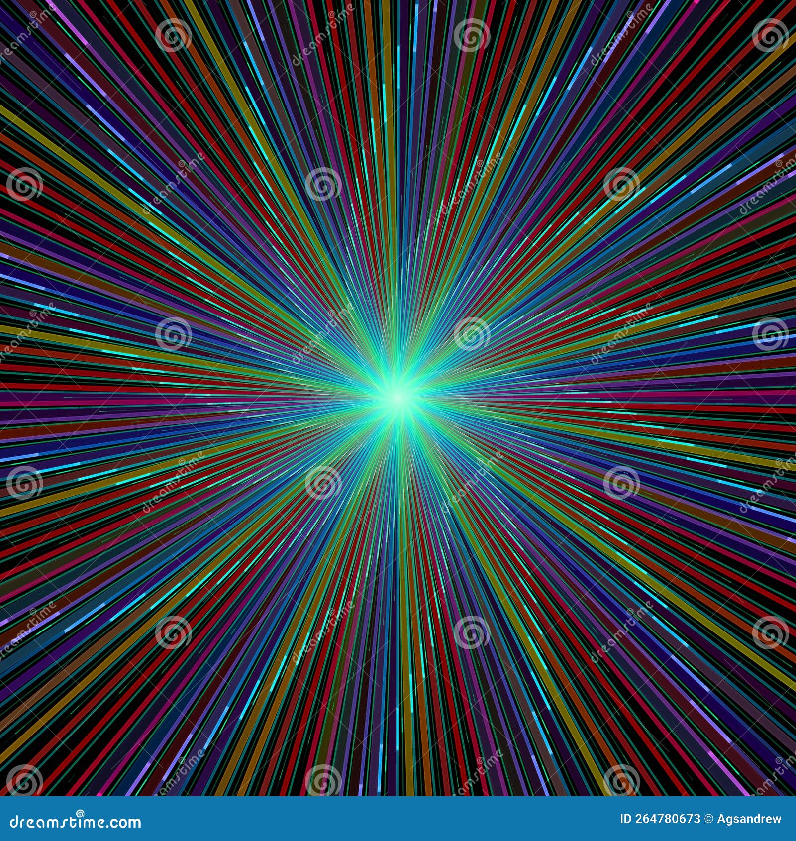 Fractal Line Burst stock illustration. Illustration of line - 264780673