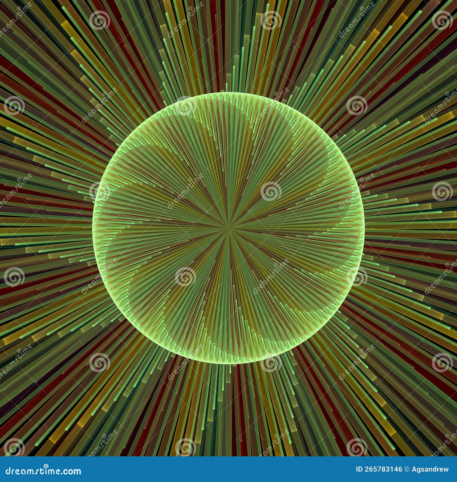Fractal Line Burst stock illustration. Illustration of radial - 265783146