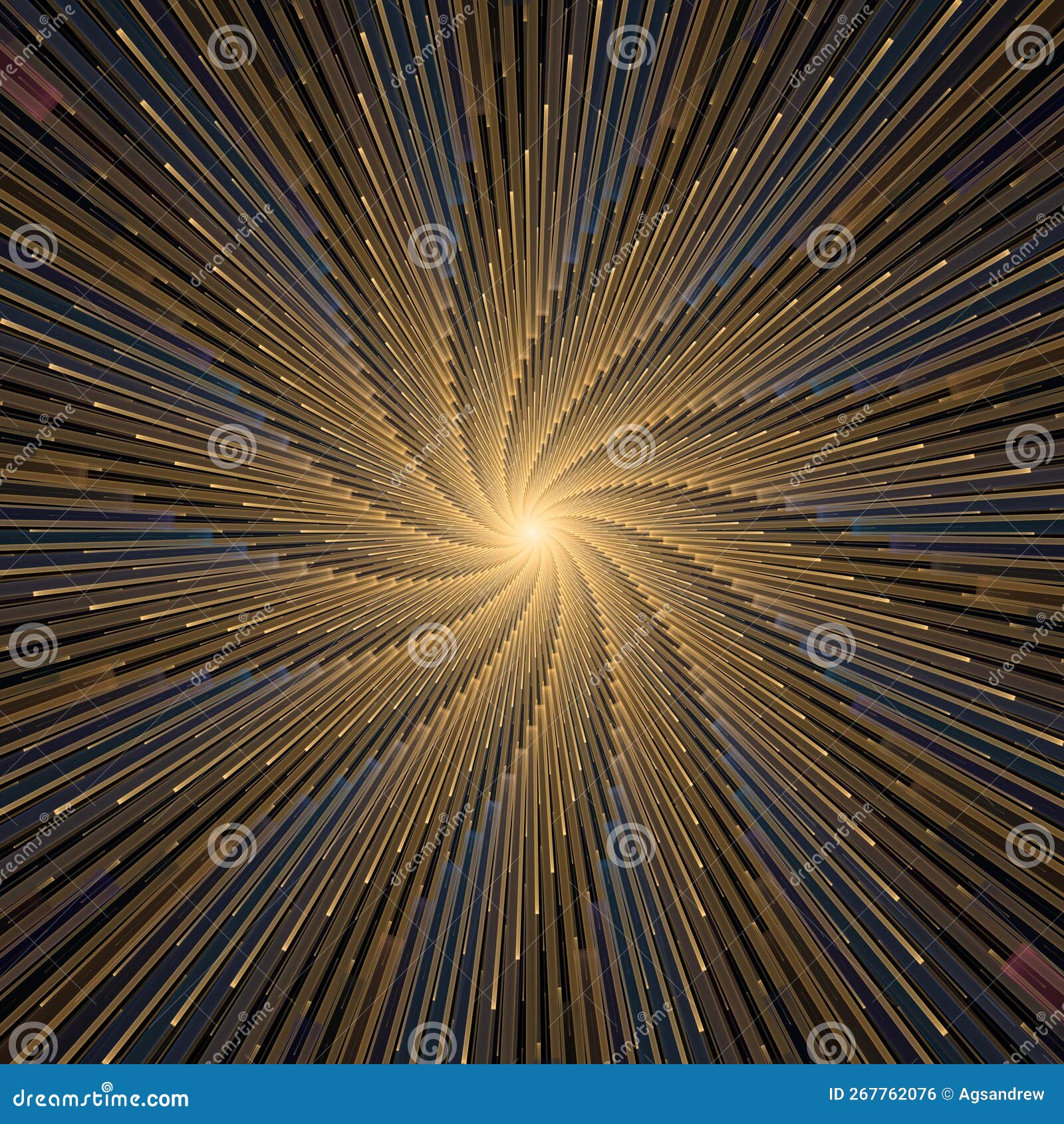 Fractal Line Burst stock illustration. Illustration of vortex - 267762076