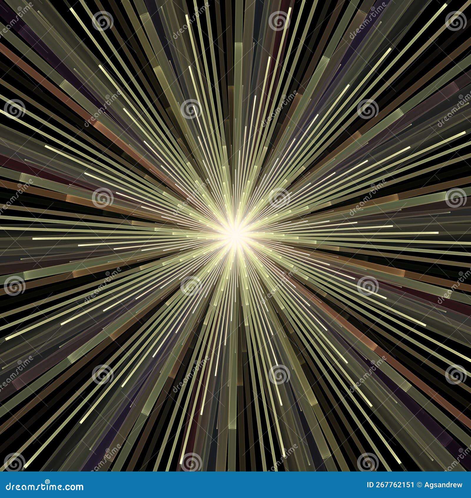 Fractal Line Burst stock image. Image of abstract, rays - 267762151