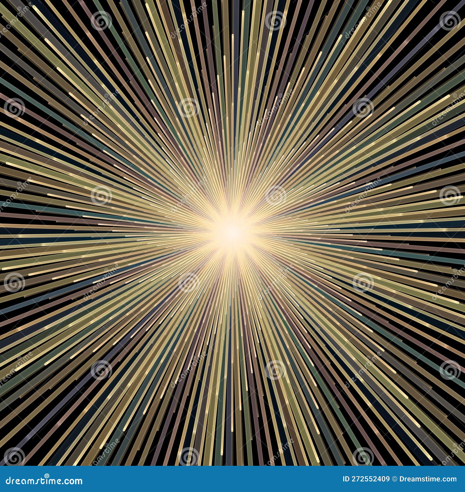 Fractal Line Burst stock illustration. Illustration of vortex - 272552409