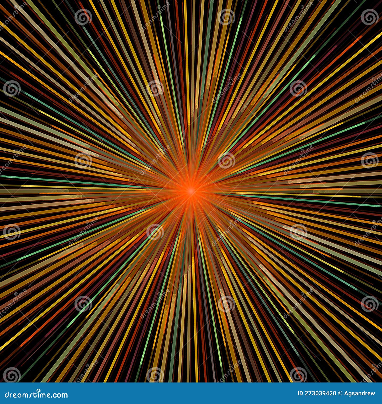 Fractal Line Burst stock illustration. Illustration of rendering ...