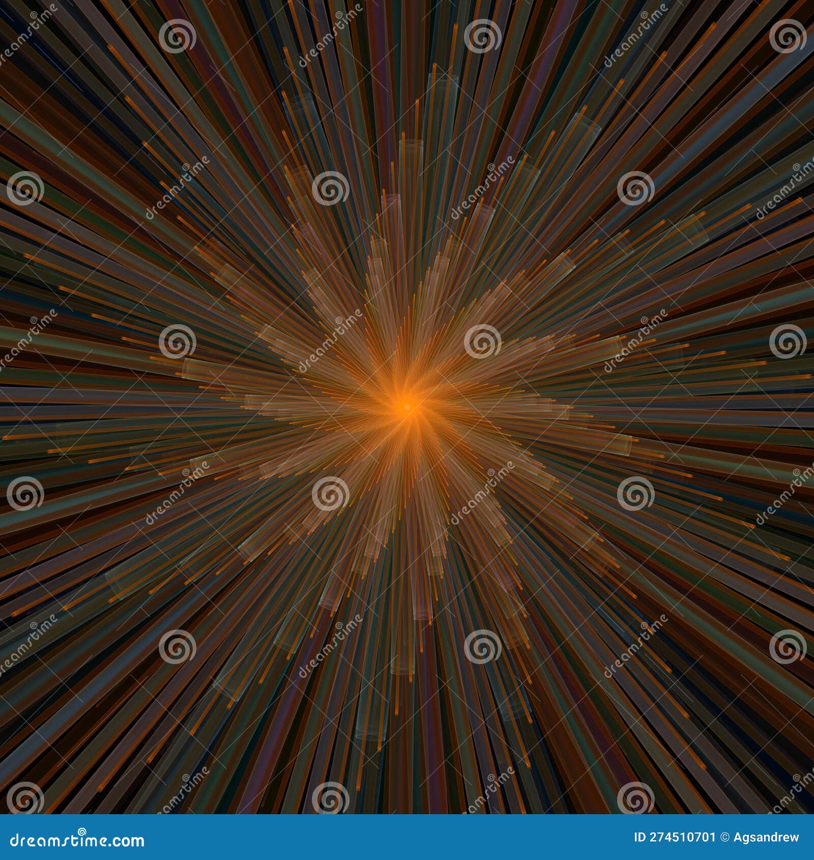 Fractal Line Burst stock illustration. Illustration of series - 274510701