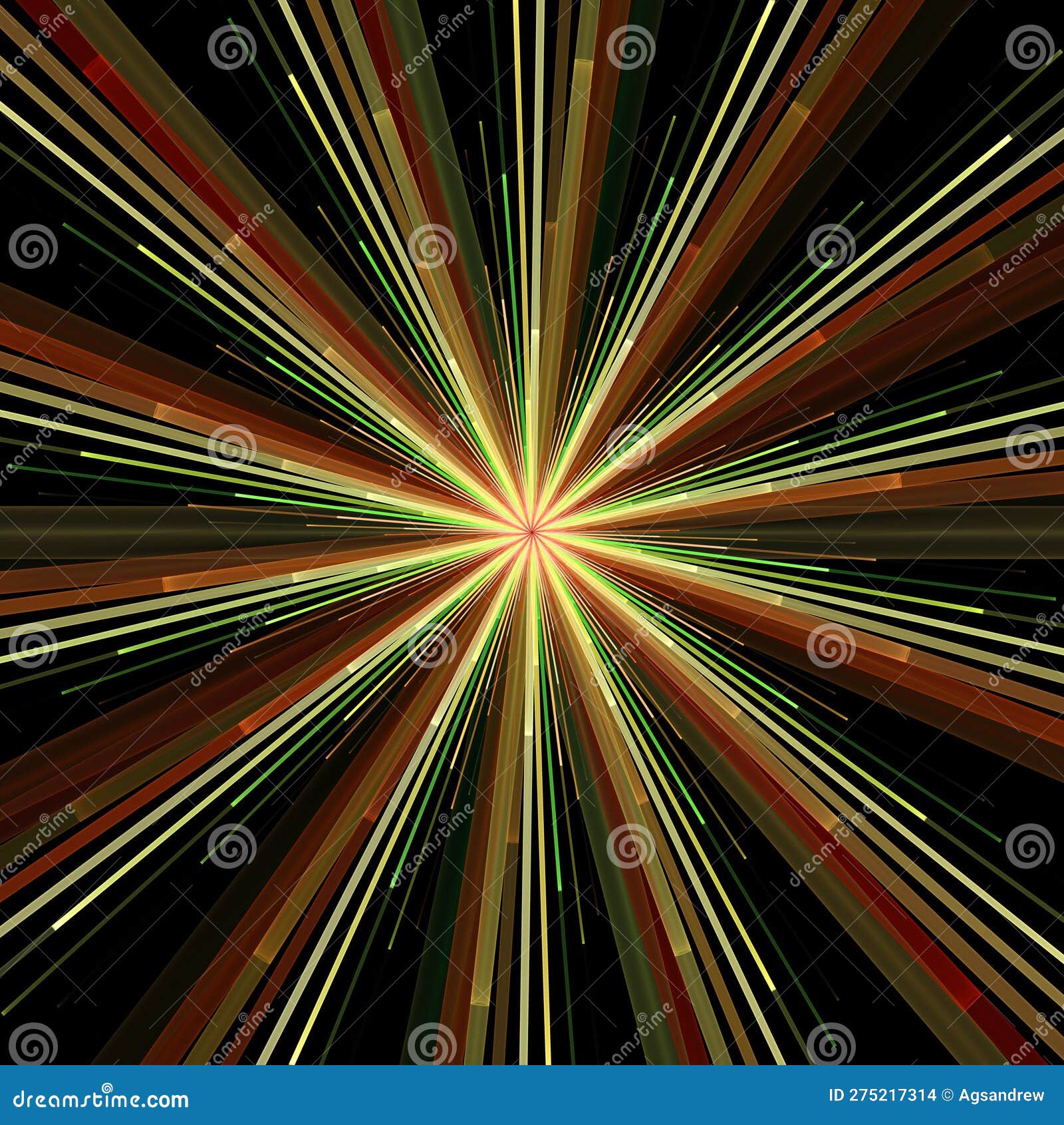 Fractal Line Burst stock illustration. Illustration of symmetry - 275217314
