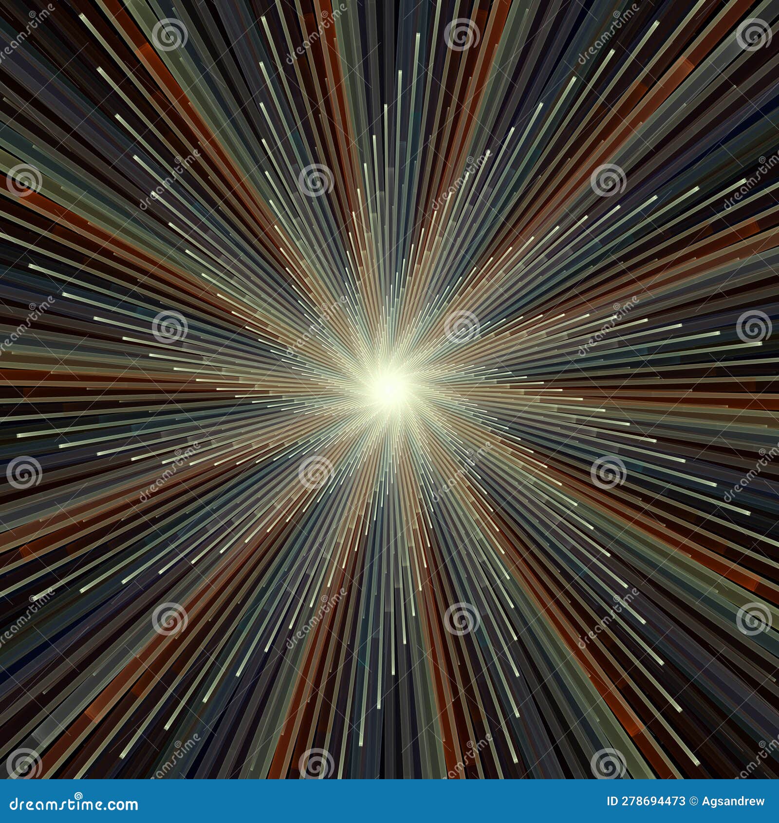 Fractal Line Burst stock illustration. Illustration of burst - 278694473