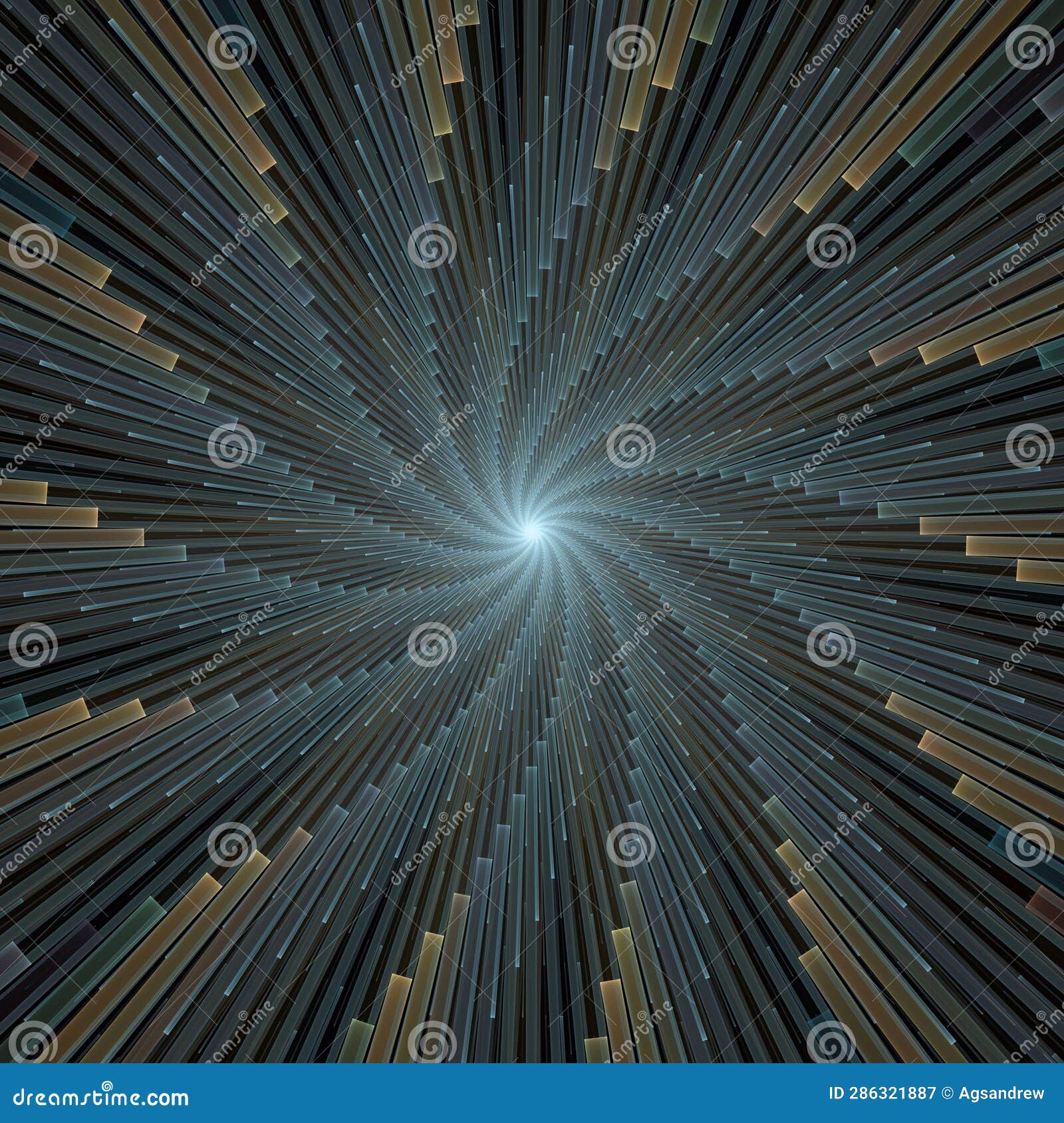 Fractal Line Burst stock image. Image of pattern, rendering - 286321887