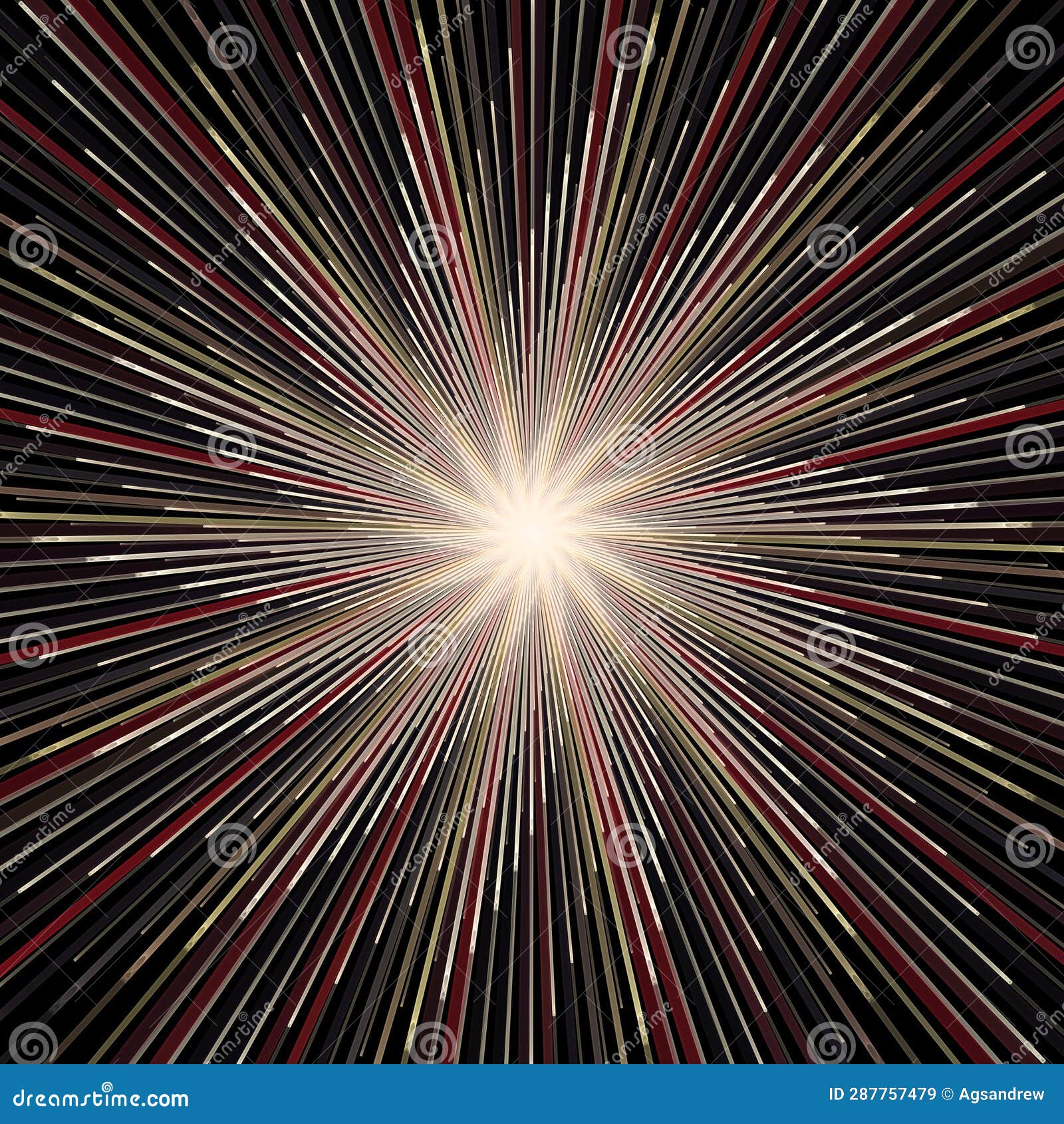 Fractal Line Burst stock illustration. Illustration of colored - 287757479