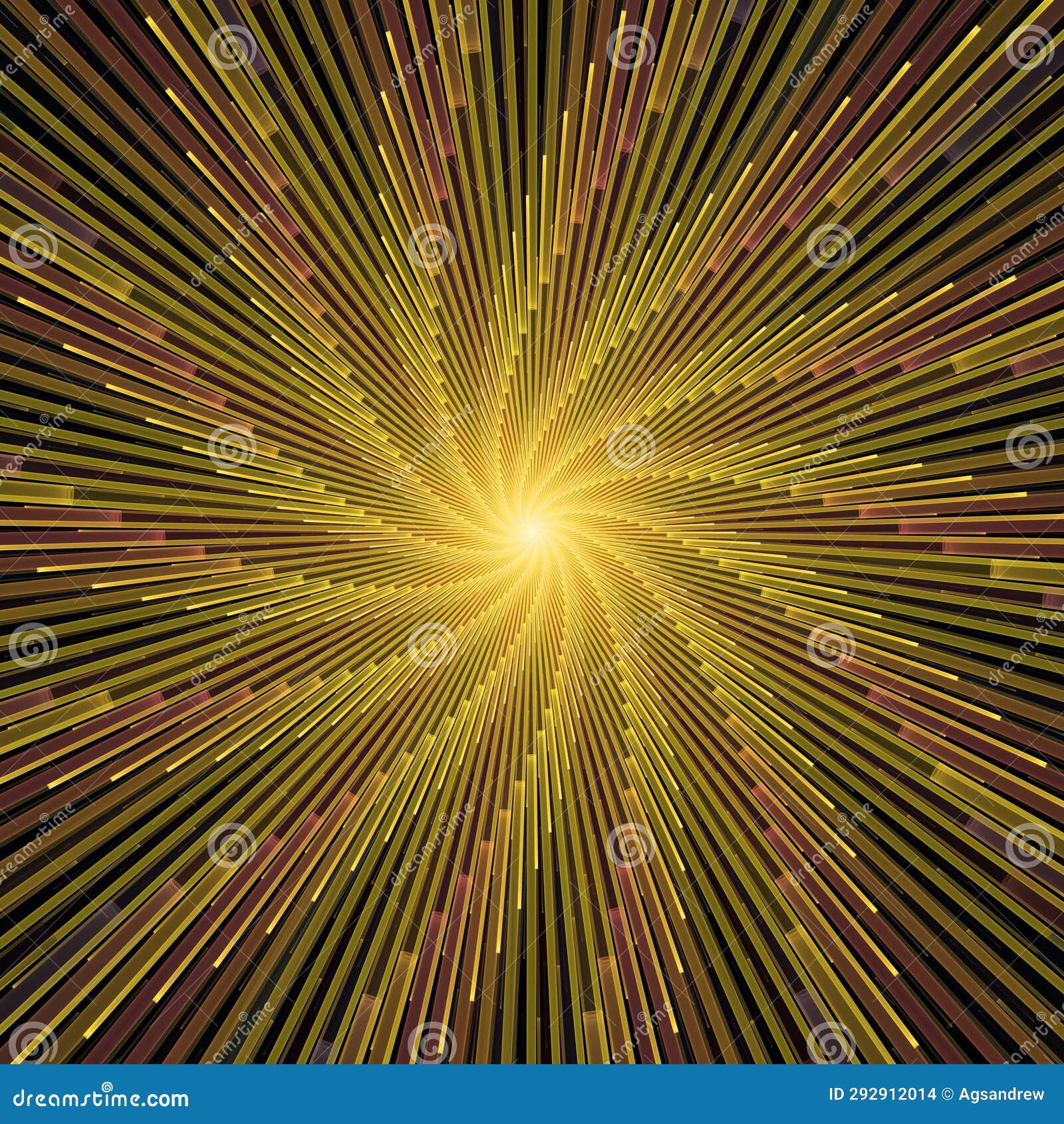 Fractal Line Burst stock illustration. Illustration of color - 292912014