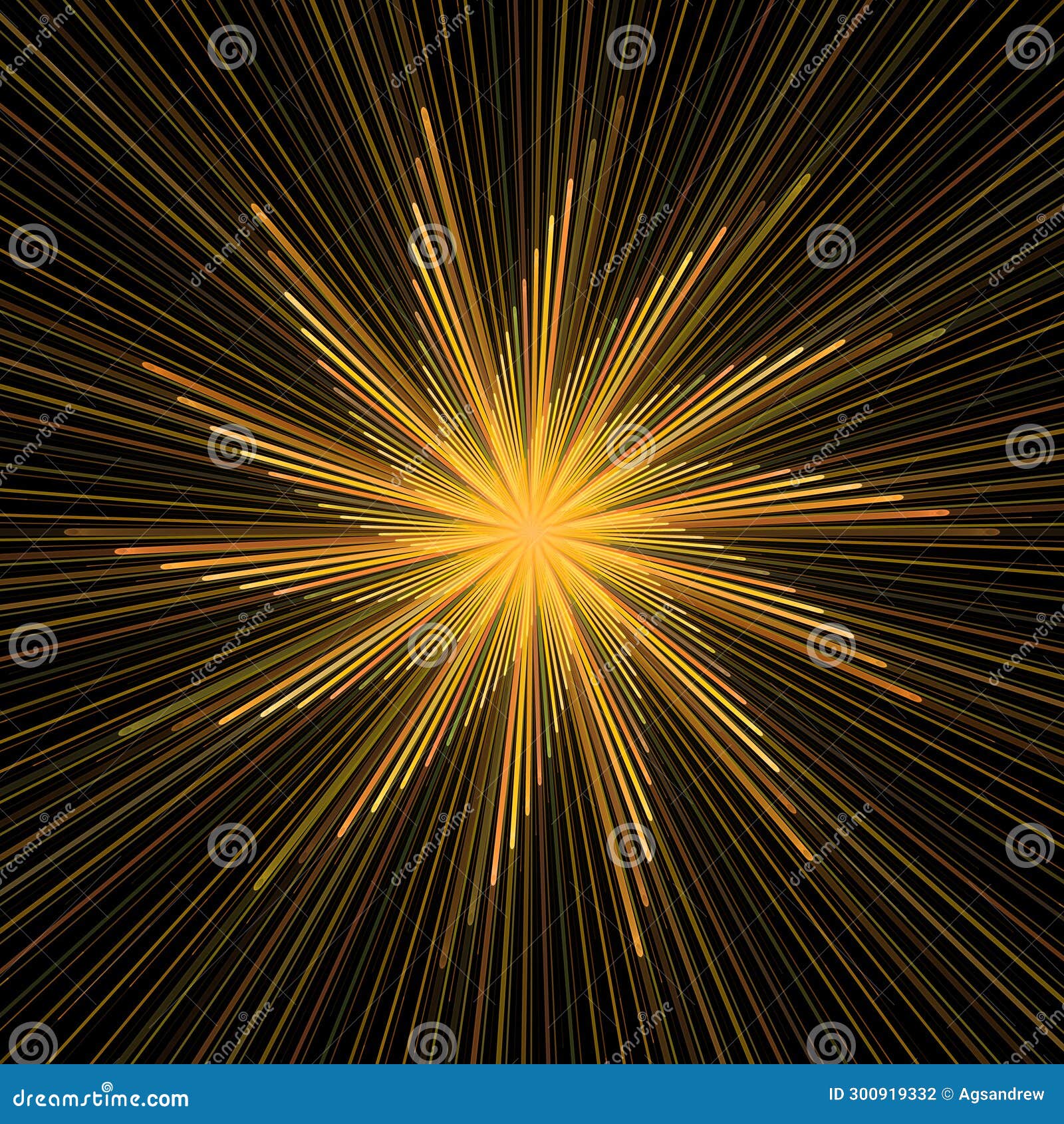 Fractal Line Burst stock illustration. Illustration of geometry - 300919332