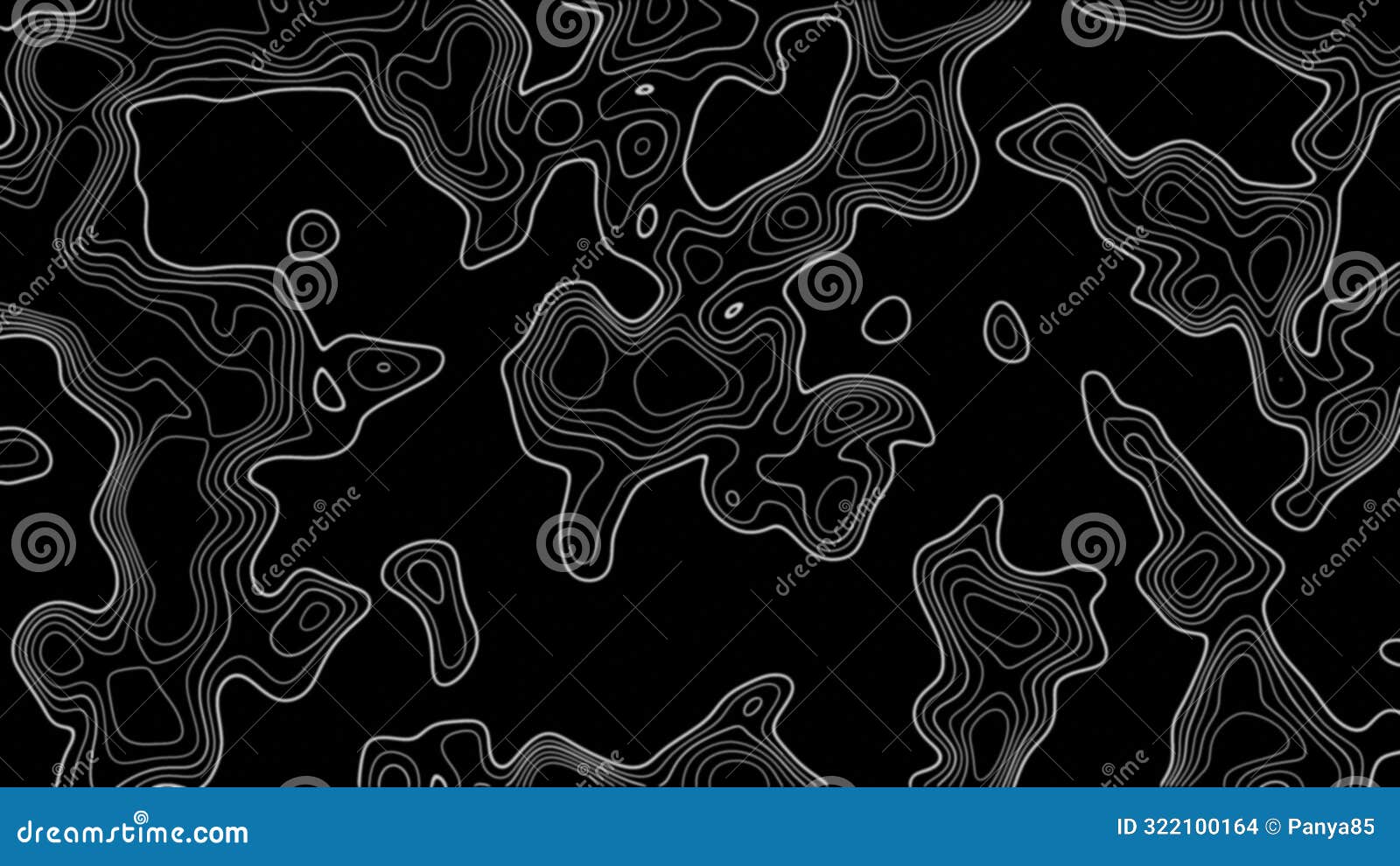 Background Of The Topographic Map. Topographic Map Black Lines, Contour ...
