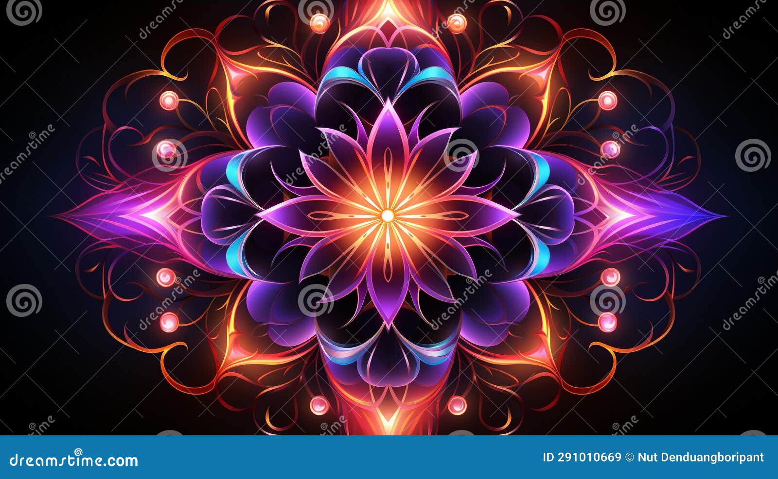 Fractal Mandala Art: Designs for a Meditative Experience Stock ...