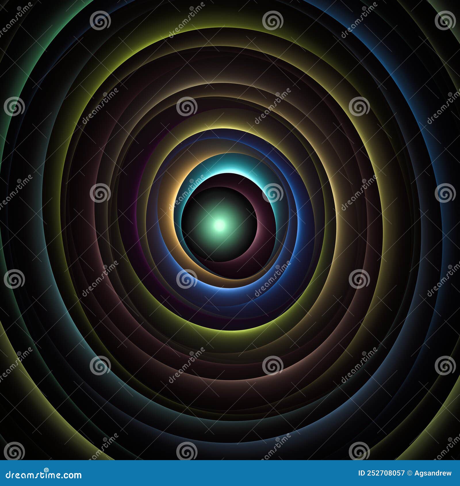 Fractal Orbits stock illustration. Illustration of math - 252708057