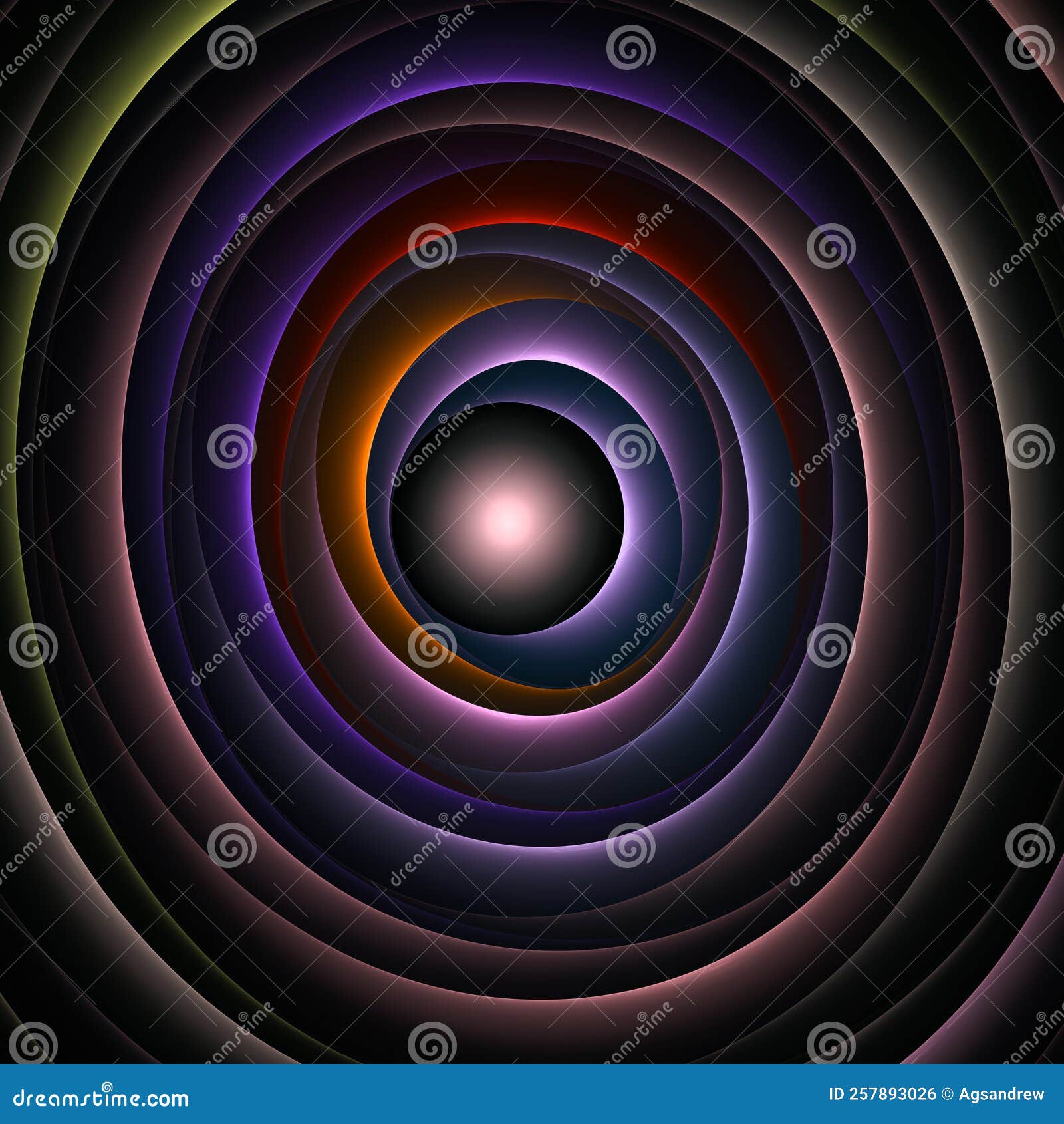 Fractal Orbits stock illustration. Illustration of math - 257893026