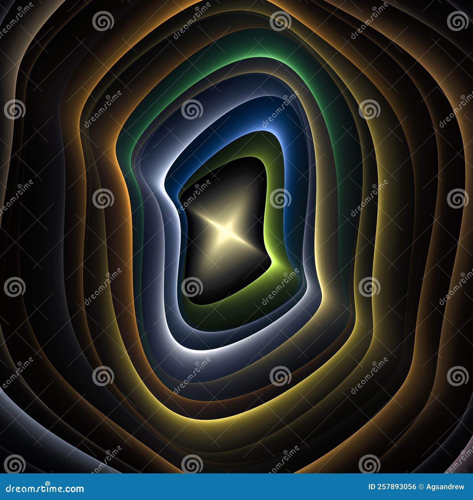 Fractal Orbits stock illustration. Illustration of round - 257893056