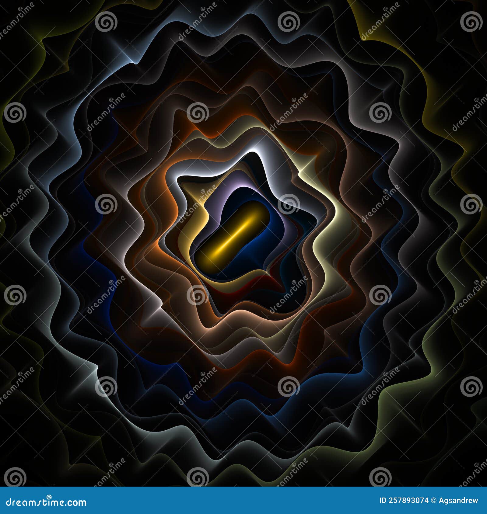 Fractal Orbits stock illustration. Illustration of rotation - 257893074