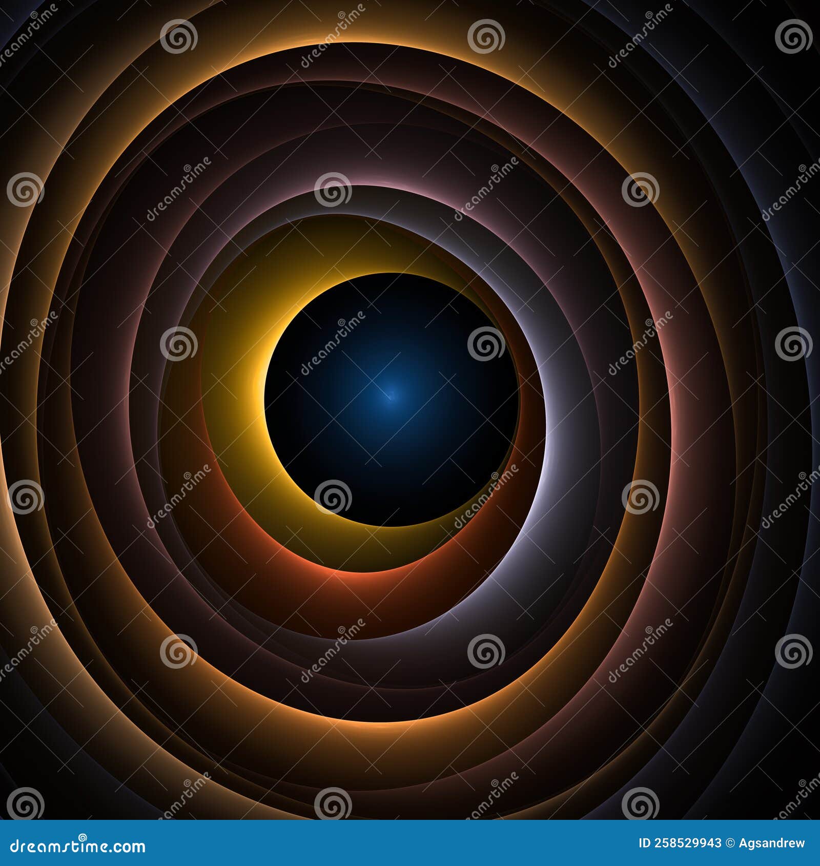 Fractal Orbits stock illustration. Illustration of math - 258529943