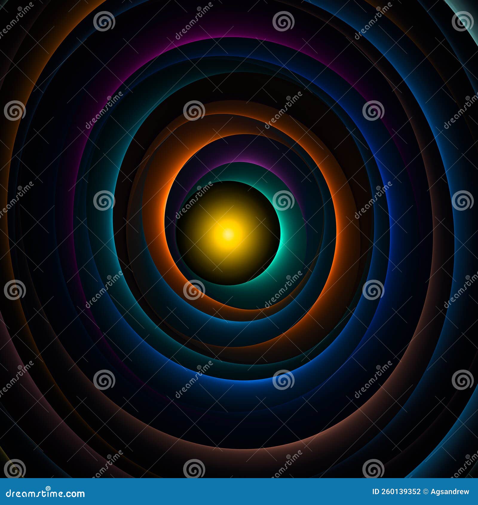 Fractal Orbits stock illustration. Illustration of math - 260139352