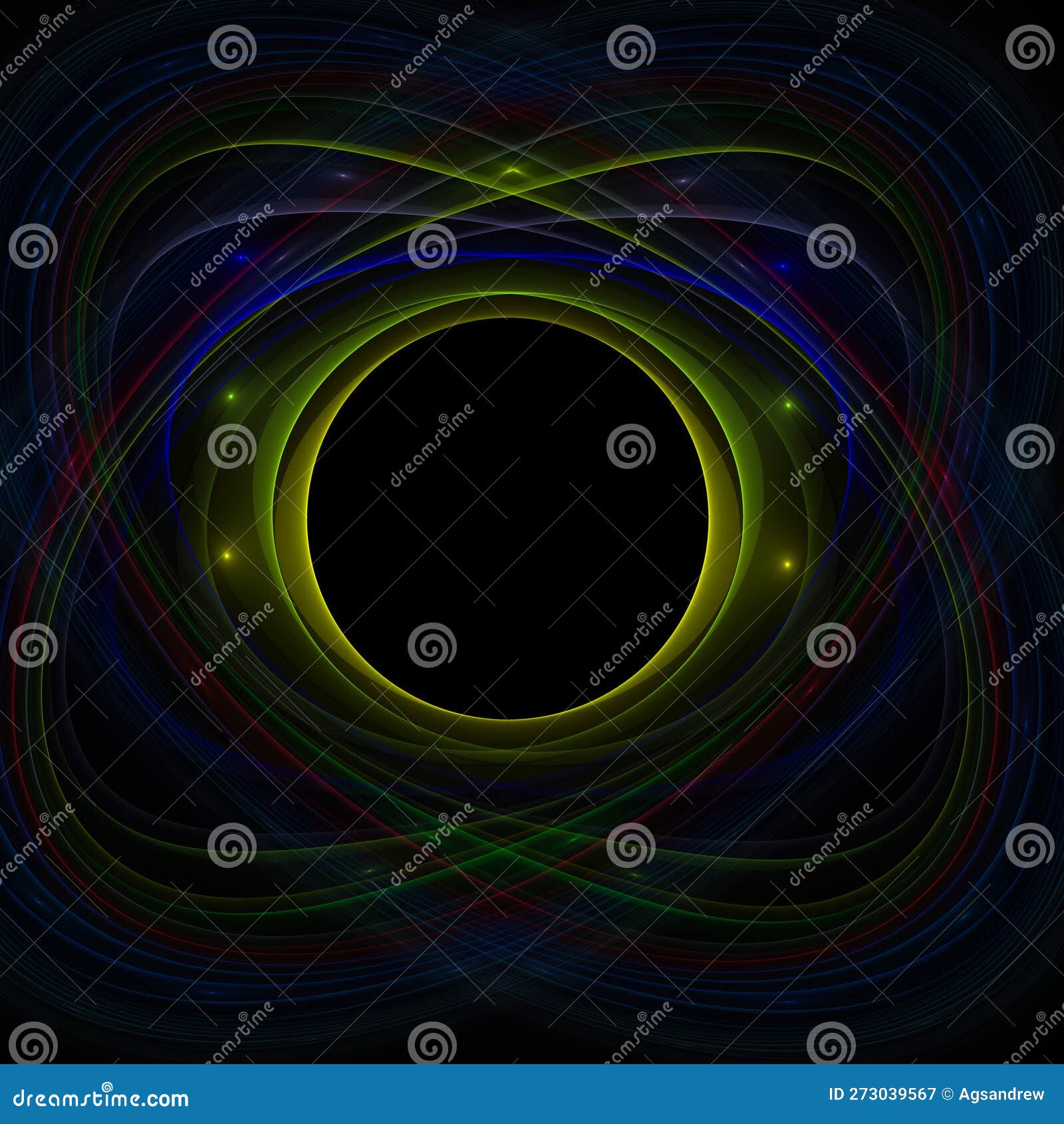 Fractal Orbits stock illustration. Illustration of color - 273039567