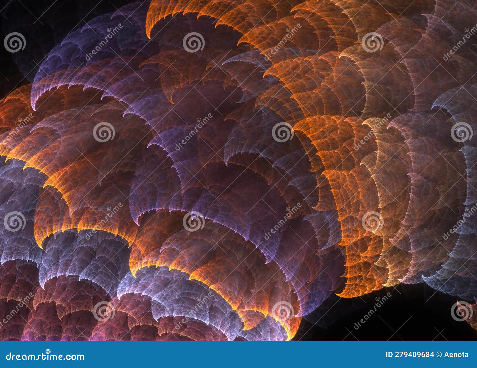 Fractal Organic Form - Fractal Art Stock Illustration - Illustration of ...