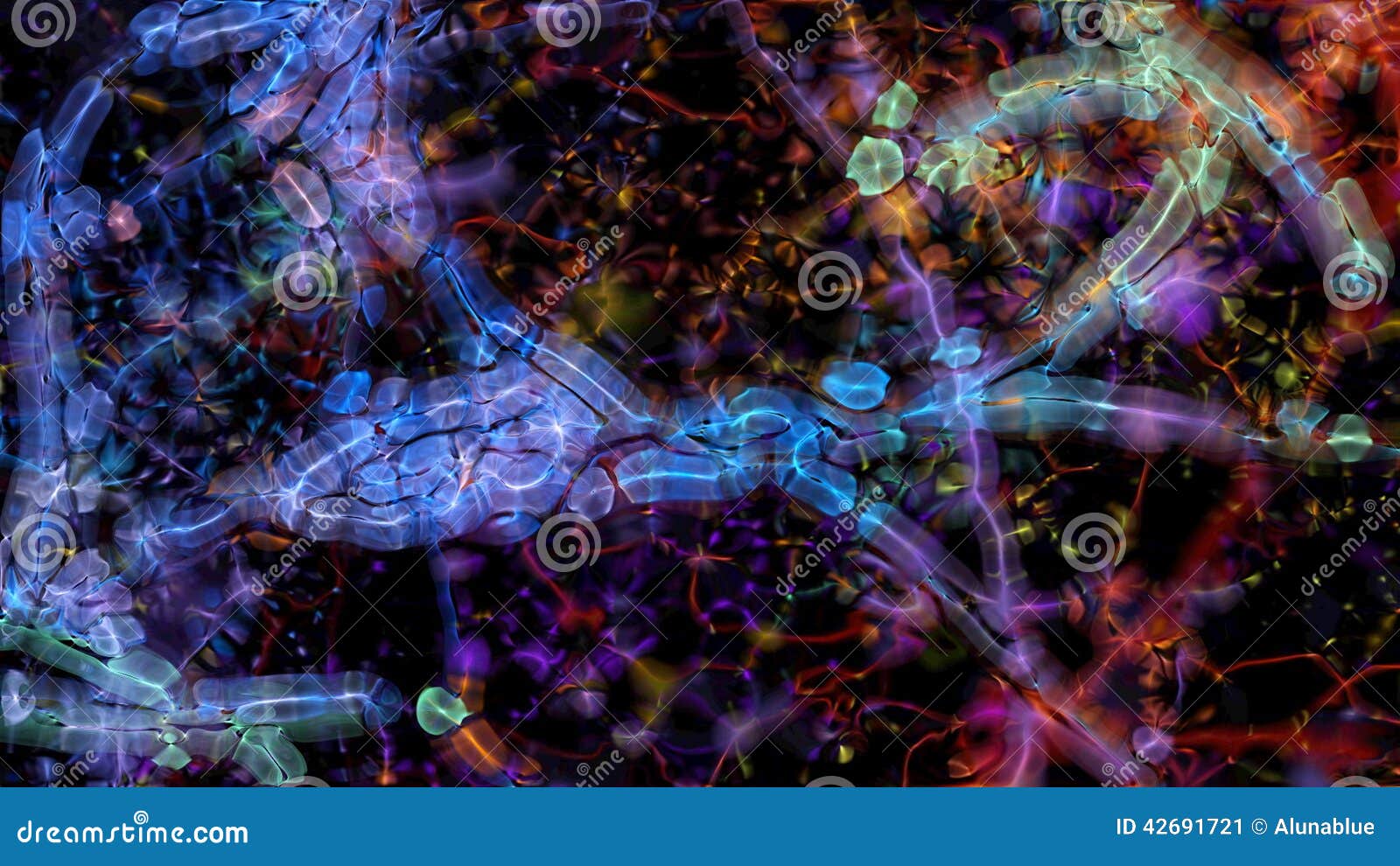 Fractal Organism 0170 stock image. Image of biological - 42691721