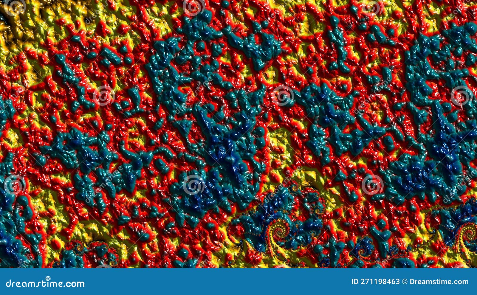 Fractal Pattern Color - Mandelbrot Set Detail, Digital Artwork for ...