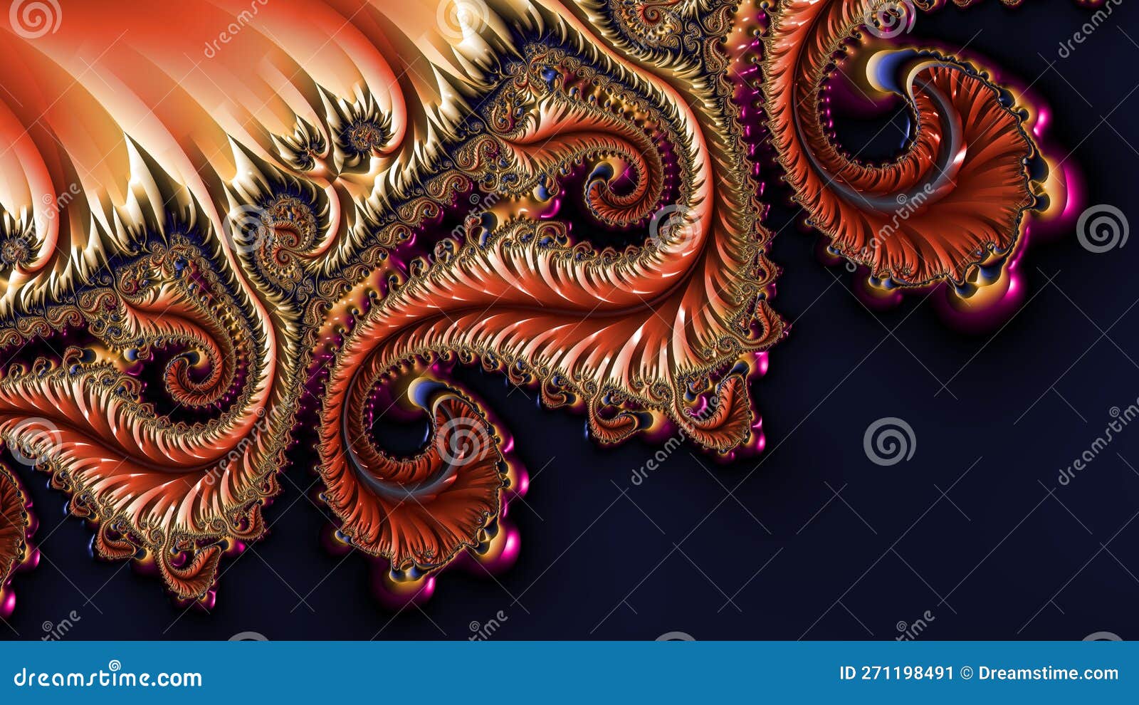 Fractal Pattern Color - Mandelbrot Set Detail, Digital Artwork for ...