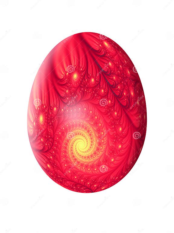 Abstract Fractal Pattern. Easter Egg. Illustration Stock Illustration ...
