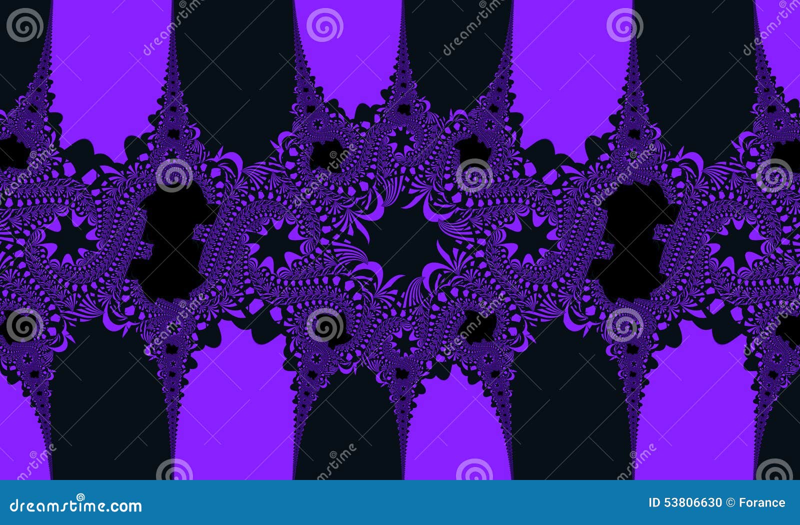 Fractal pattern stock illustration. Illustration of background - 53806630