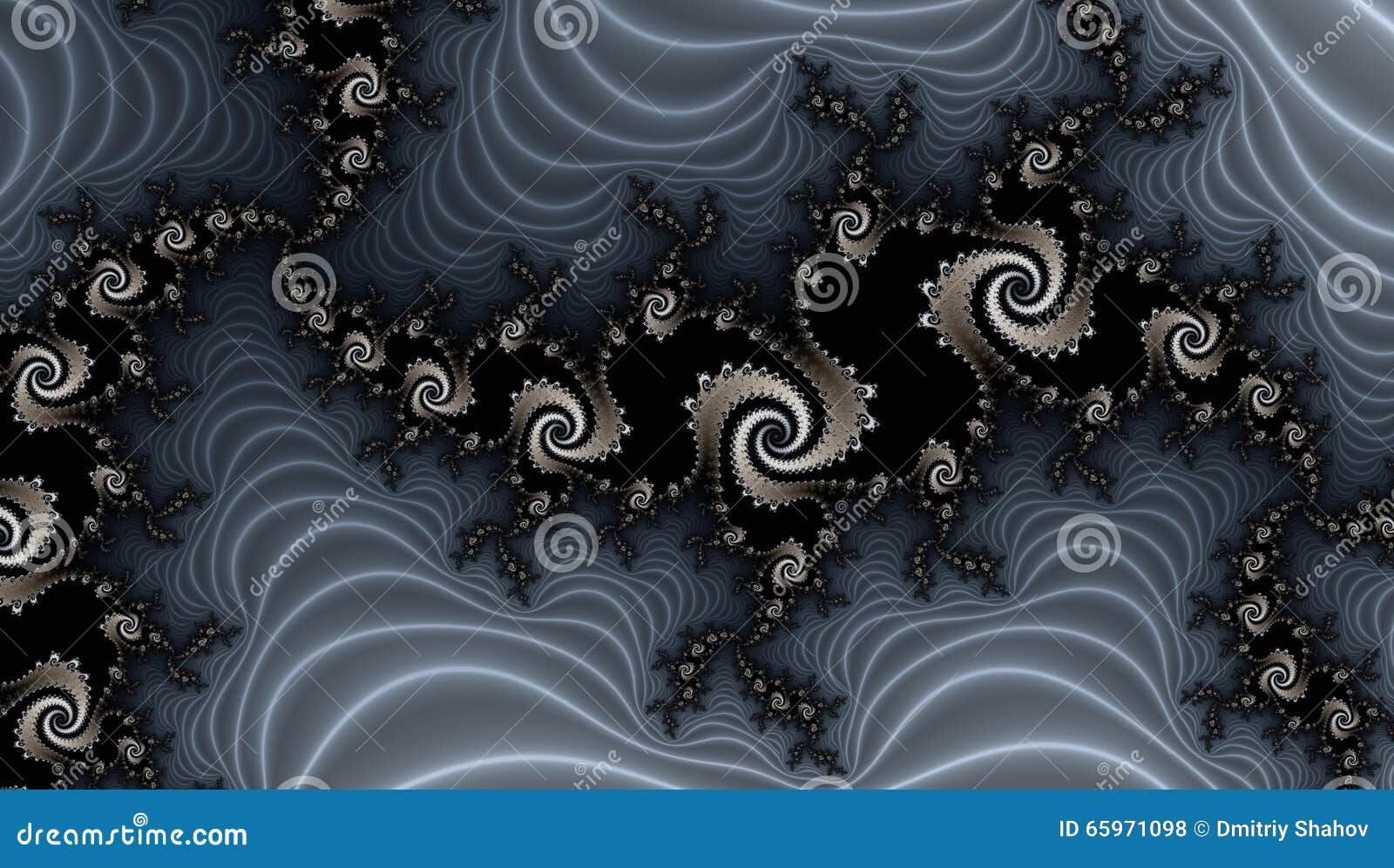 Fractal Pattern (Julia Set) Stock Illustration - Illustration of flames ...