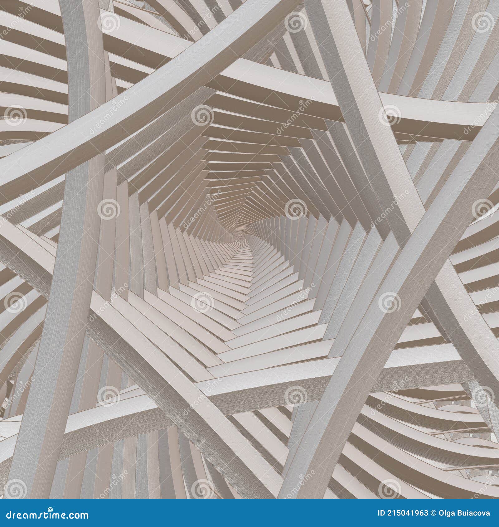 Fractal Pattern In The Style Of Stucco Bas-relief On A Gray Stone Wall ...