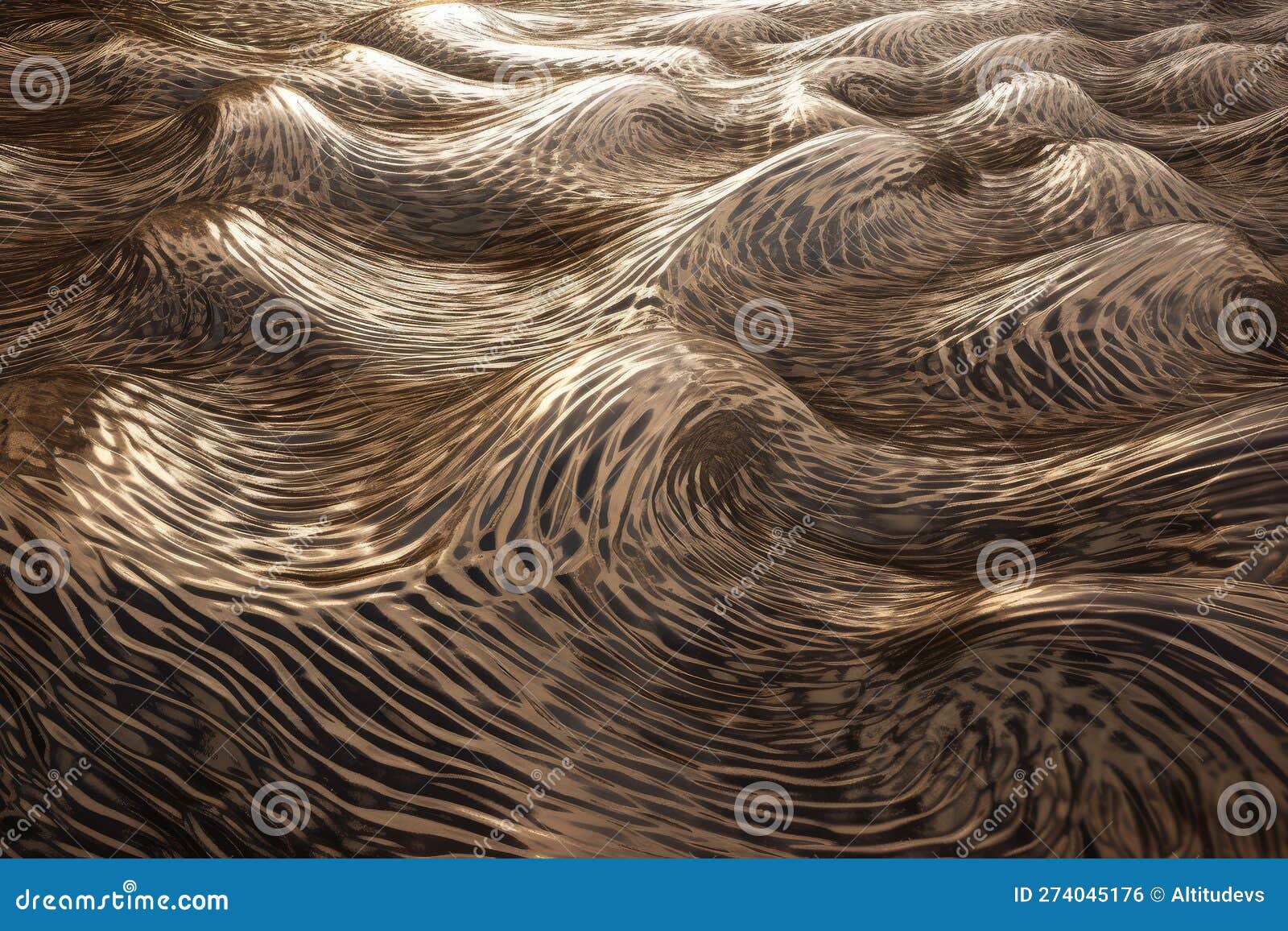 Fractal Patterns on the Surface of a River, with Ripples and Currents ...