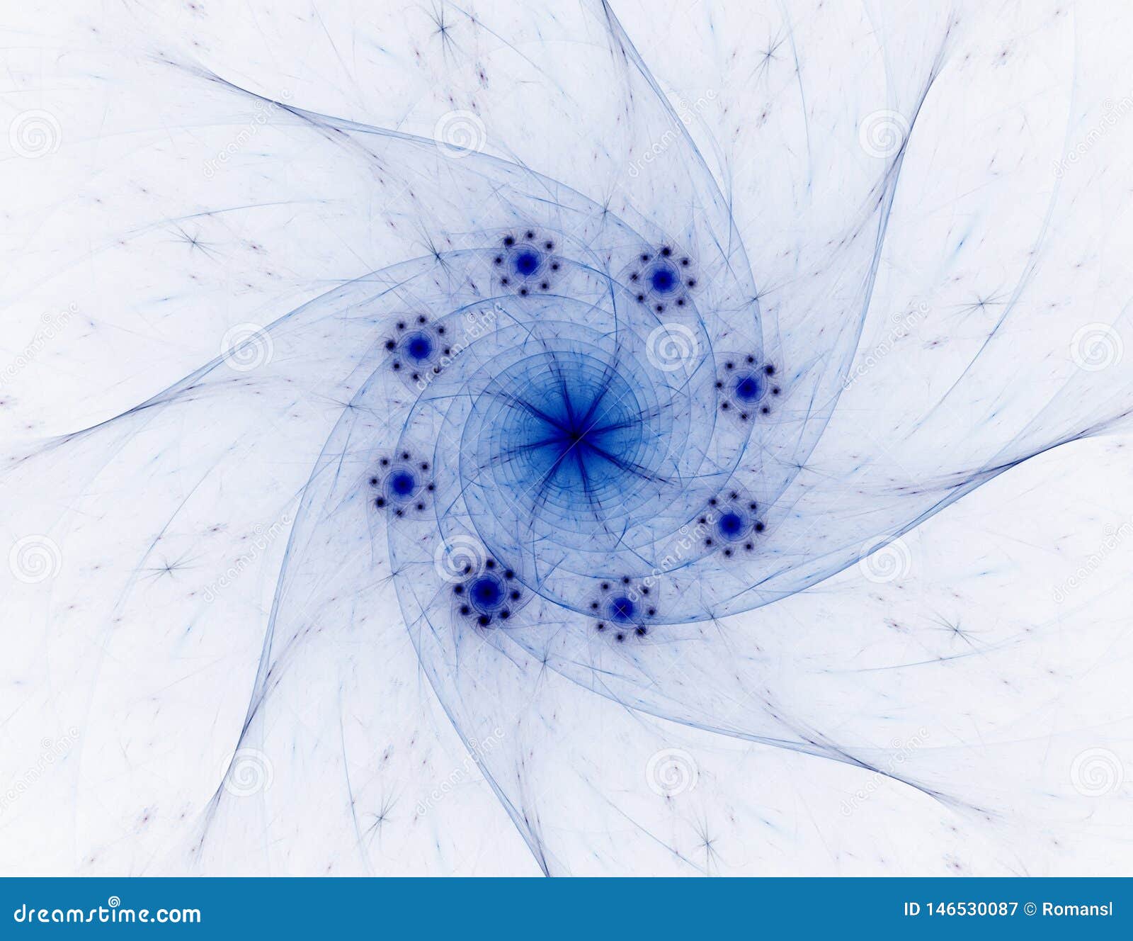 Fractal Radial Pattern on the Subject of Science, Technology and Design ...