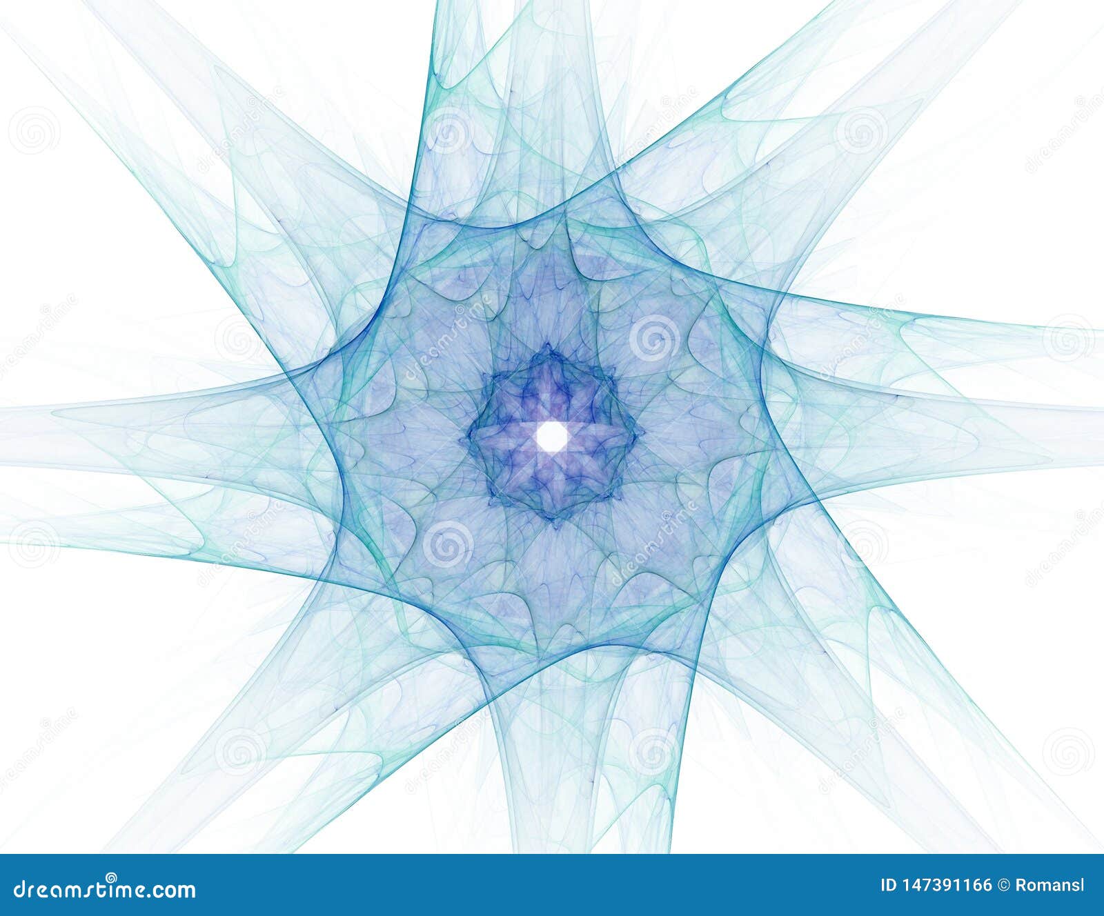 Fractal Radial Pattern on the Subject of Science, Technology and Design ...