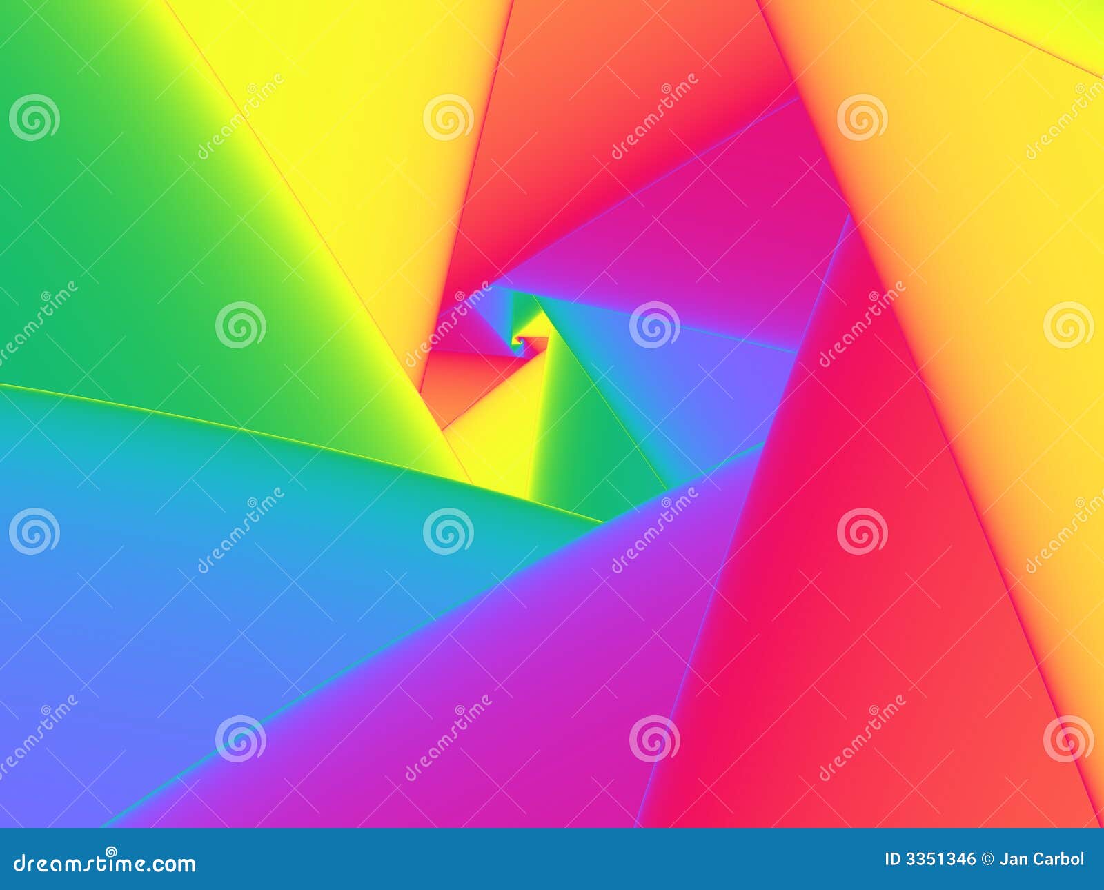 Fractal Rainbow Triangle stock illustration. Illustration of style ...