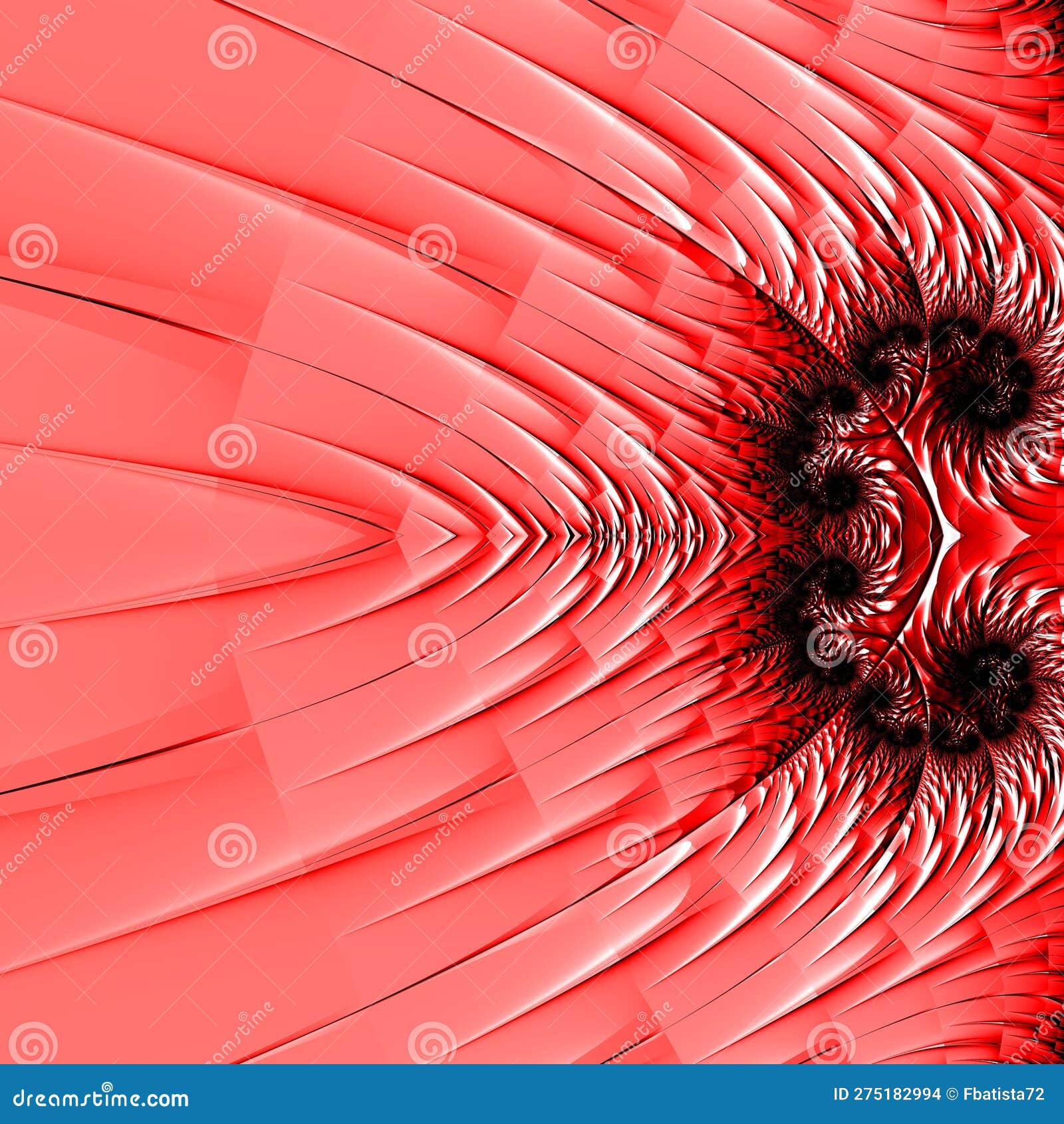Fractal Red - Mandelbrot Set Detail, Digital Artwork for Creative ...