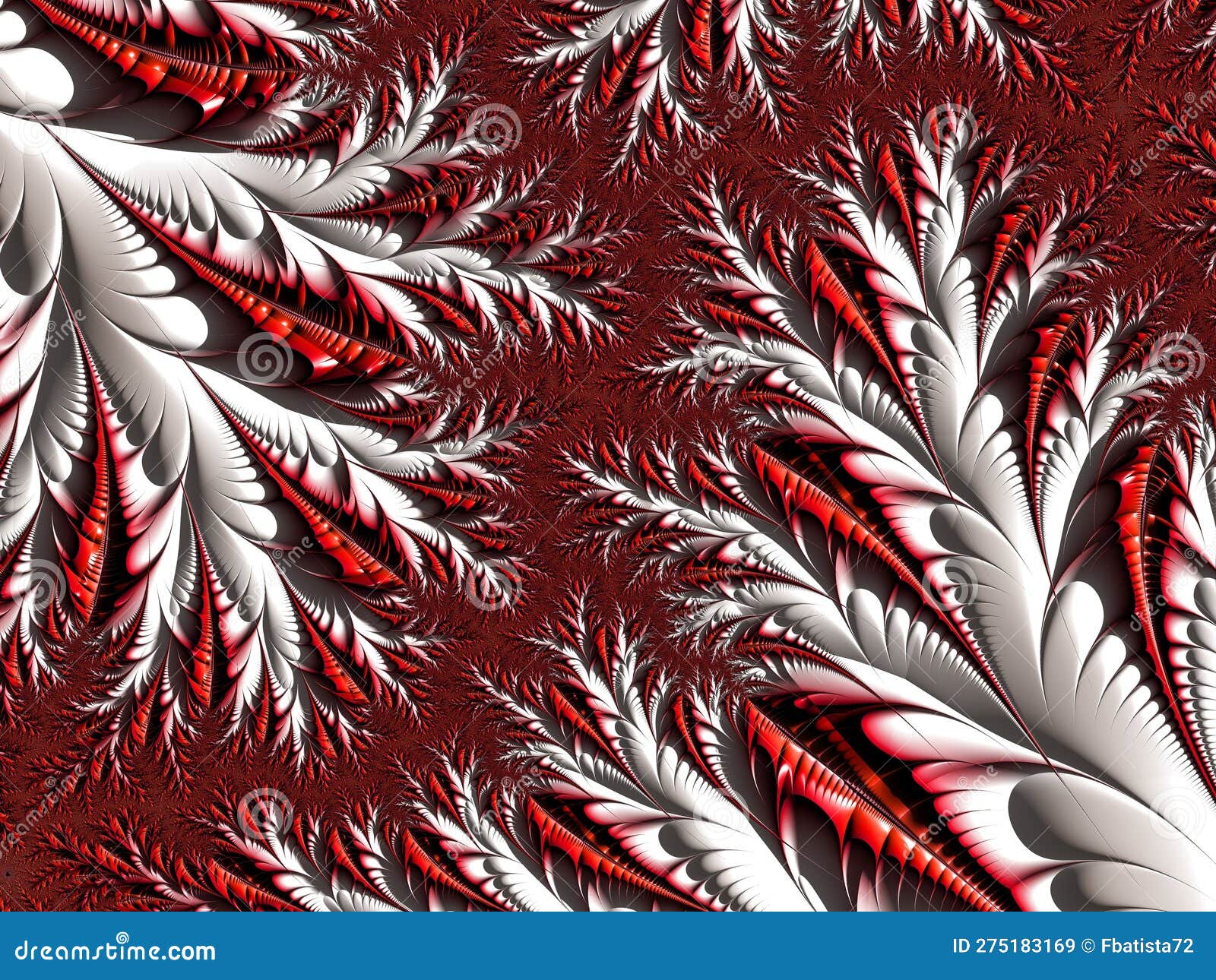 Fractal Red - Mandelbrot Set Detail, Digital Artwork for Creative ...