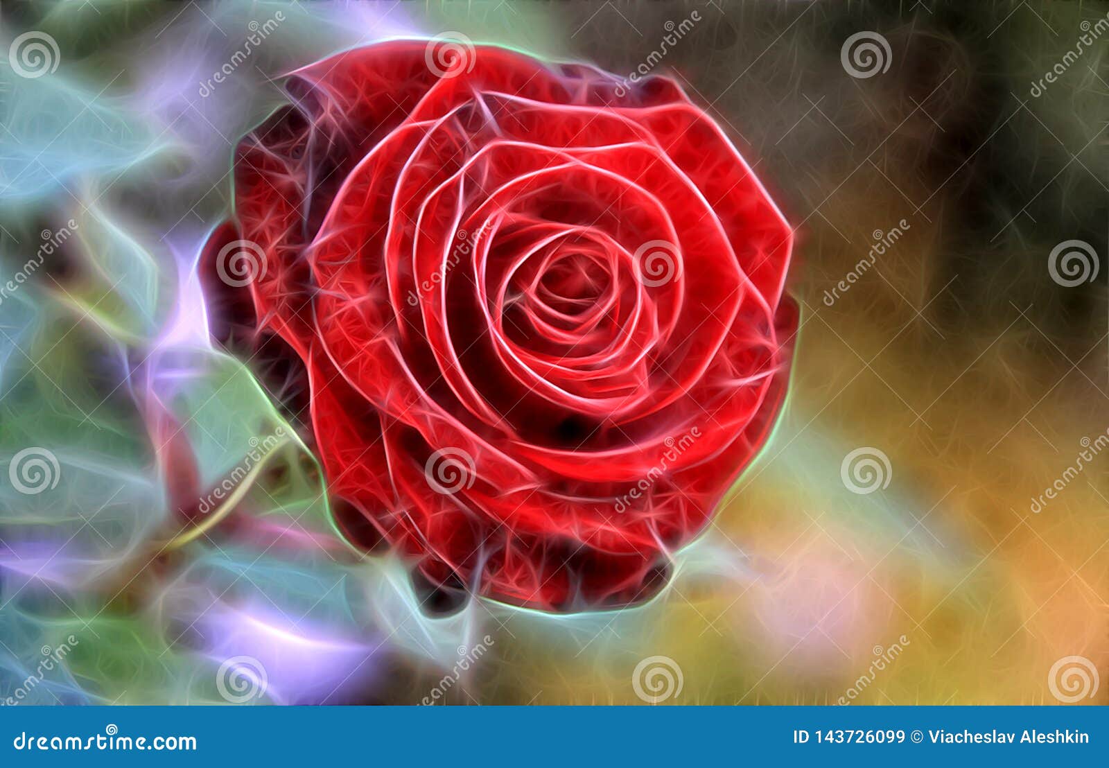 Fractal red rose stock image. Image of bath, natural - 143726099