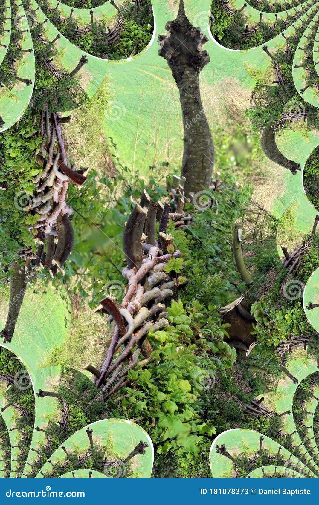 Fractal Rendering with a Tree Stock Illustration - Illustration of ...