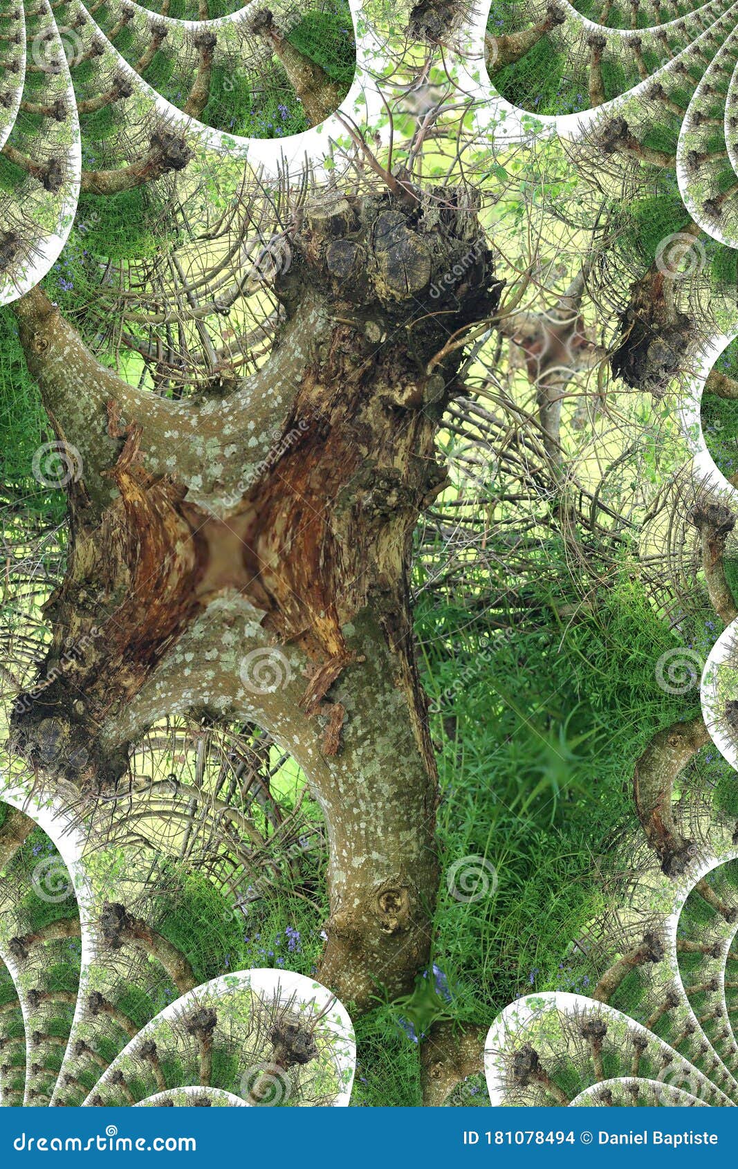 Fractal Rendering with a Tree Stock Illustration - Illustration of ...
