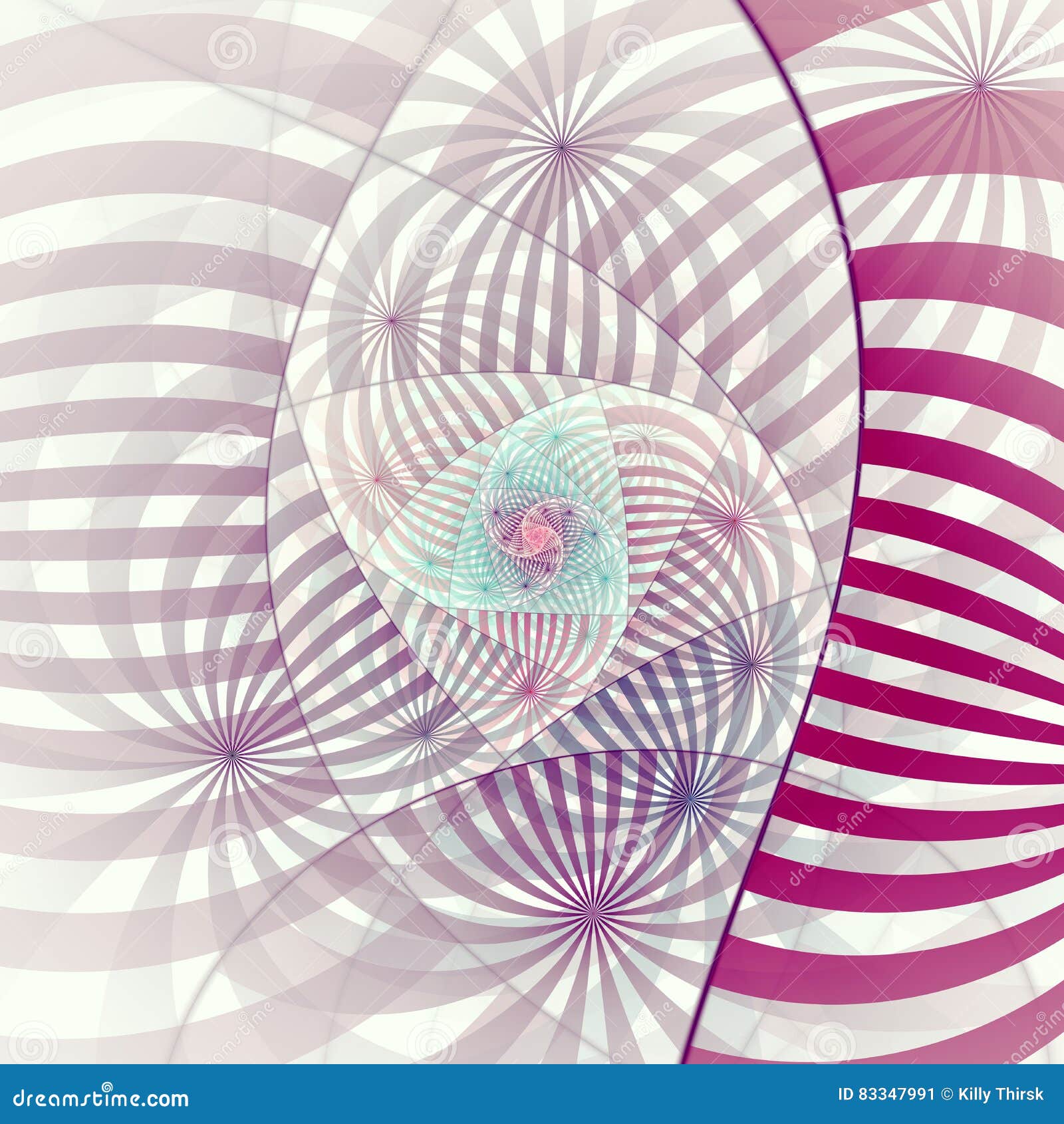 Fractal Ribbon stock illustration. Illustration of fibonacci - 83347991