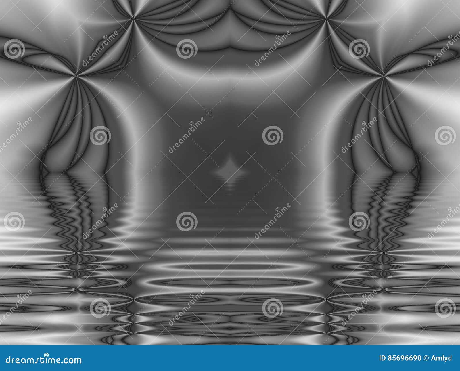 Fractal rising stock illustration. Illustration of contrasting - 85696690
